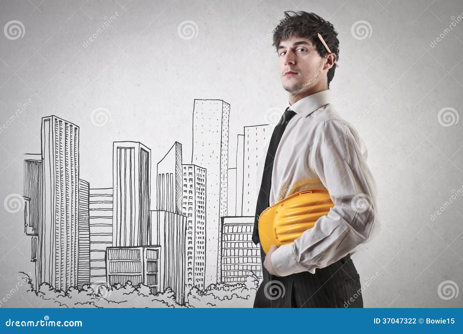 Proud drawing stock photo. Image of businessman, draw - 37047322
