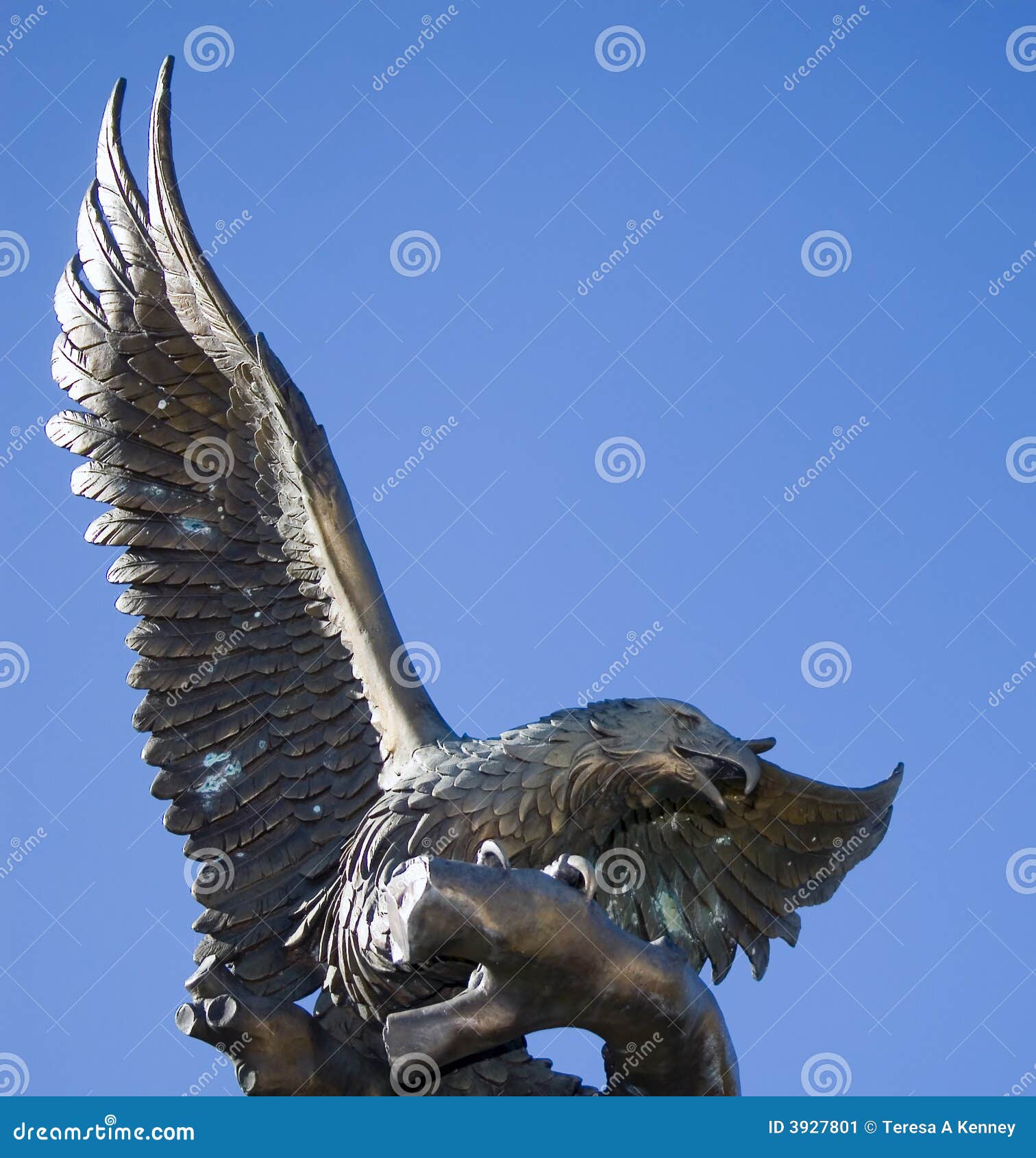 Proud Eagle Statue stock image. Image of bird, honor, figure - 3927801