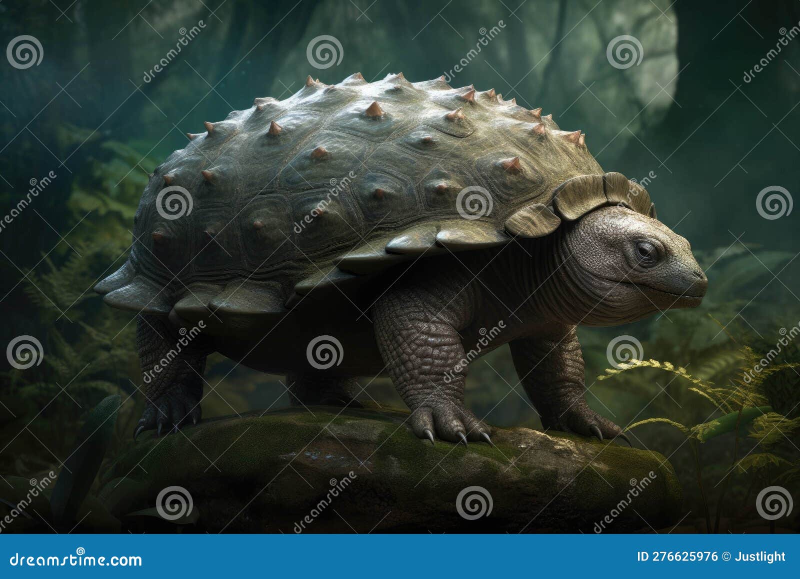 A Proud Glyptodon Standing Proud As the King of the Jungle. Stock ...