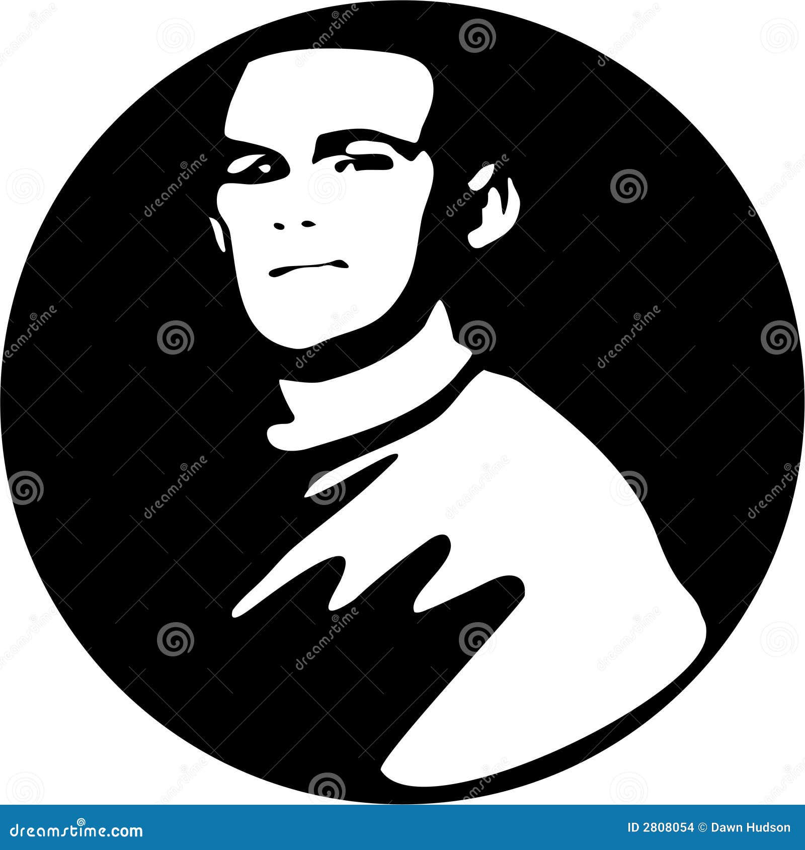 Proud and haughty stock illustration. Illustration of black - 2808054