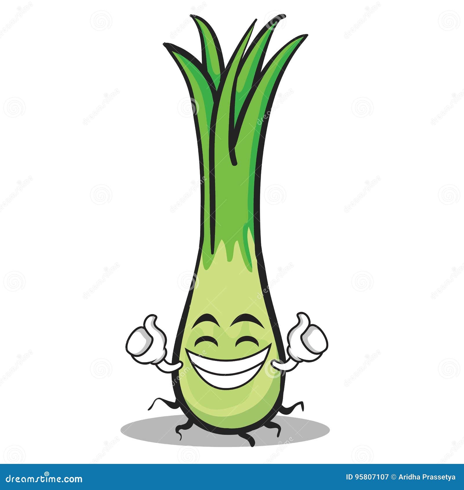 Proud Leek Character Cartoon Stock Vector - Illustration of smile ...