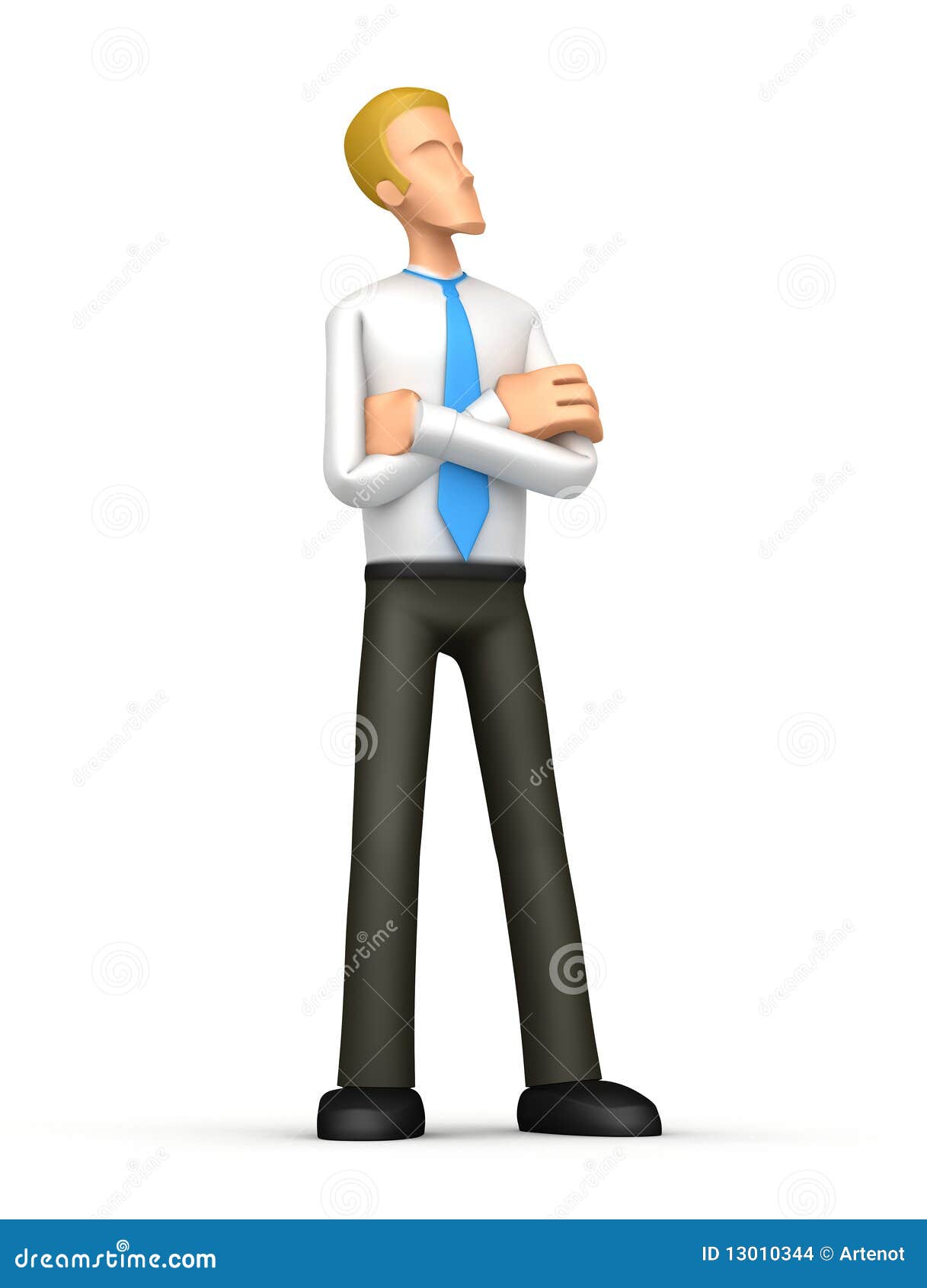 Proud manager stock illustration. Illustration of advertisement - 13010344