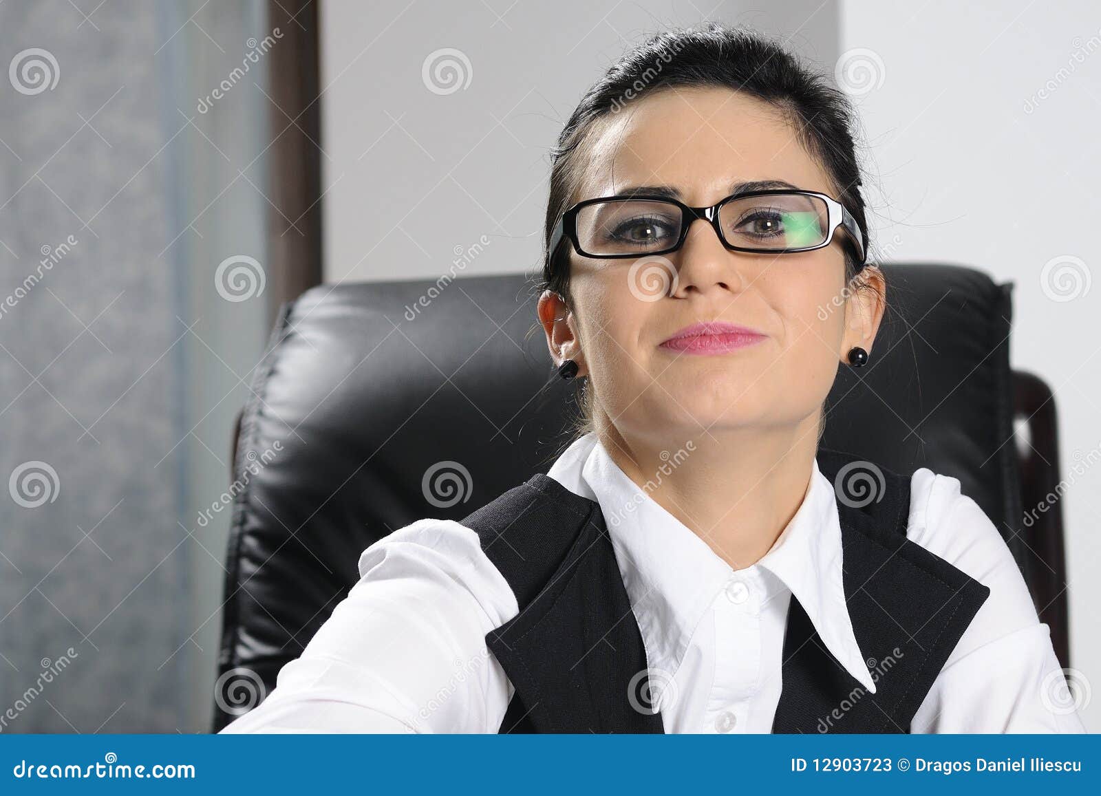 Proud manager smiling stock image. Image of manager, negotiating - 12903723