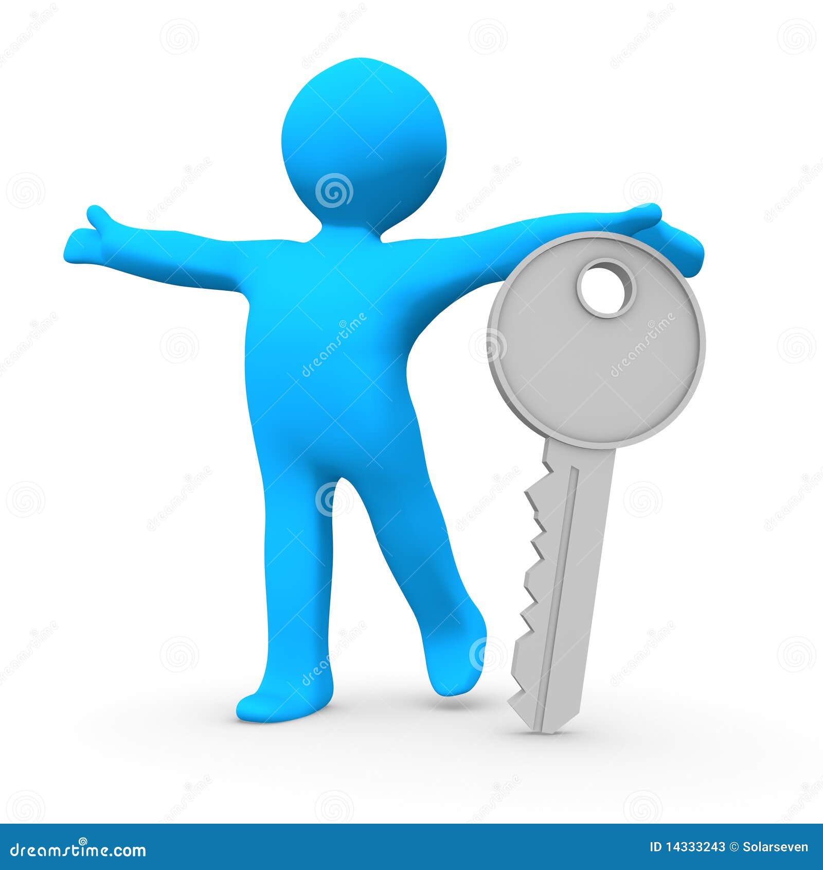 Proud New Owner stock illustration. Illustration of house - 14333243