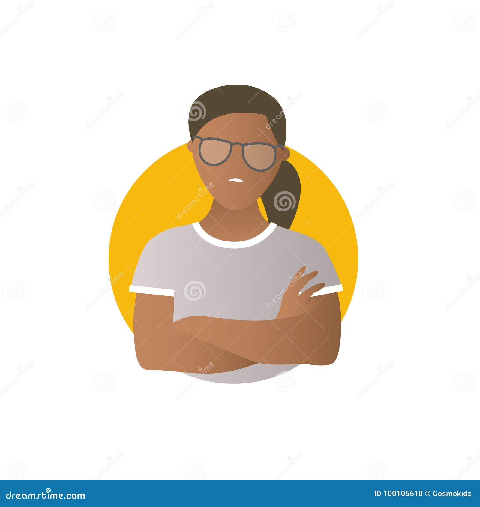 Contemptuous Woman Sticking Out Her Tongue. Cartoon Vector ...