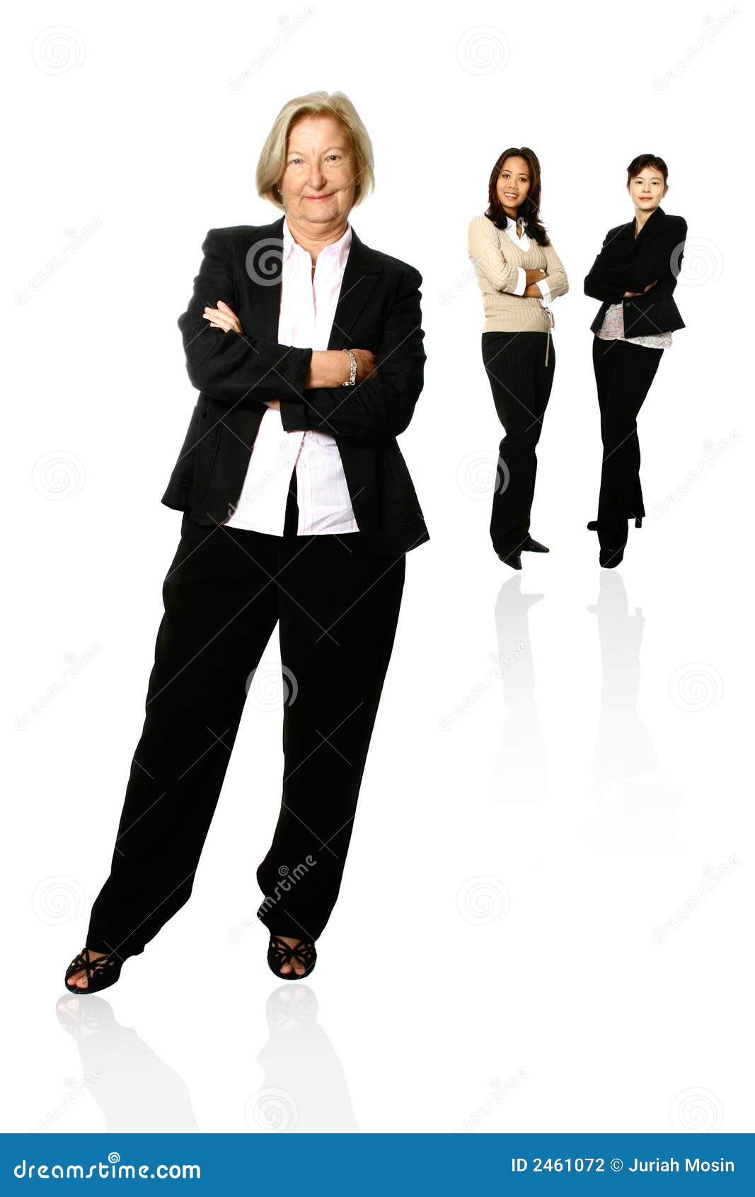 Proud Senior Leader and Two Stock Photo - Image of differences ...