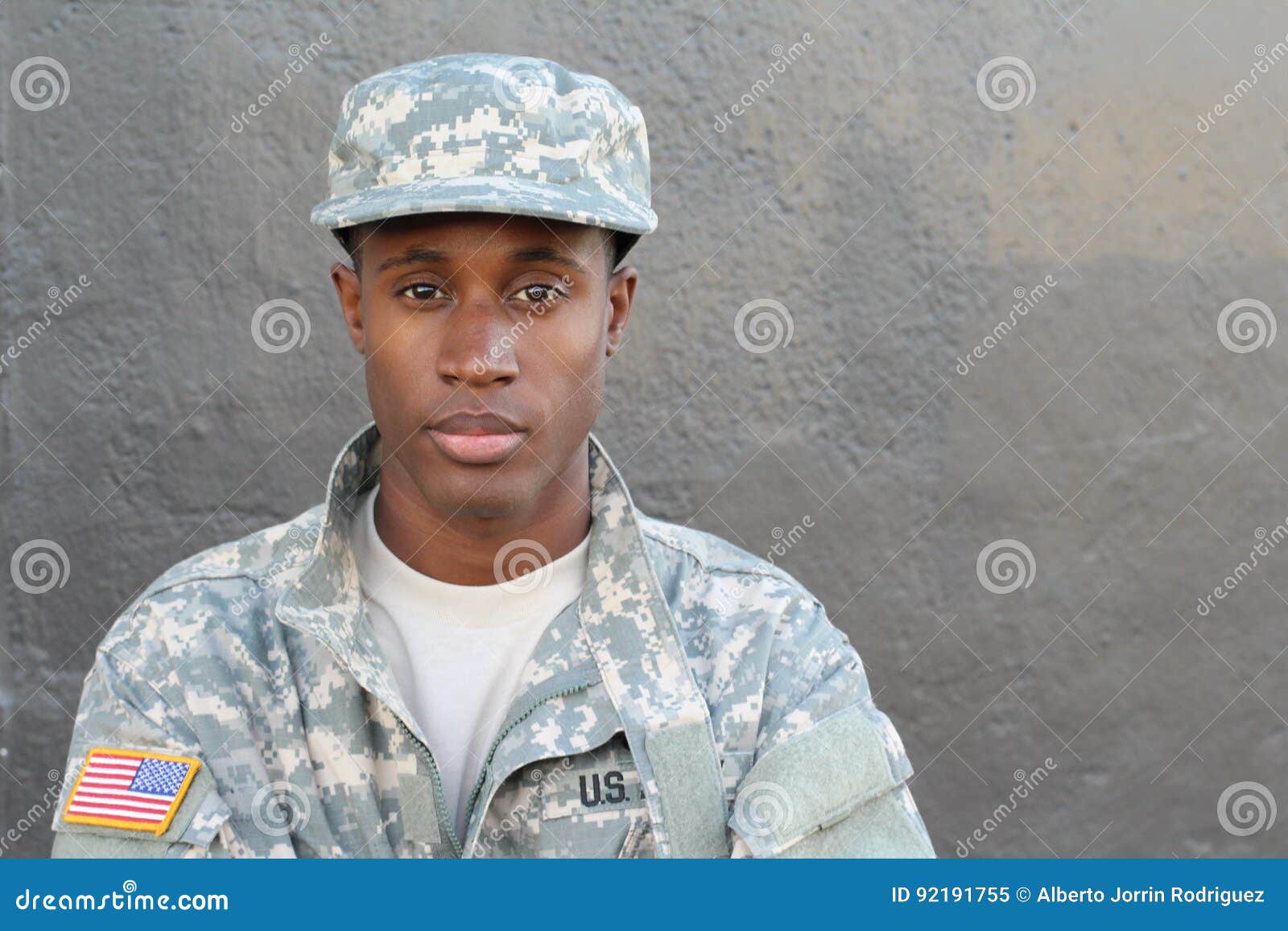 Proud and Strong Army Soldier Close Up Stock Image - Image of parade ...