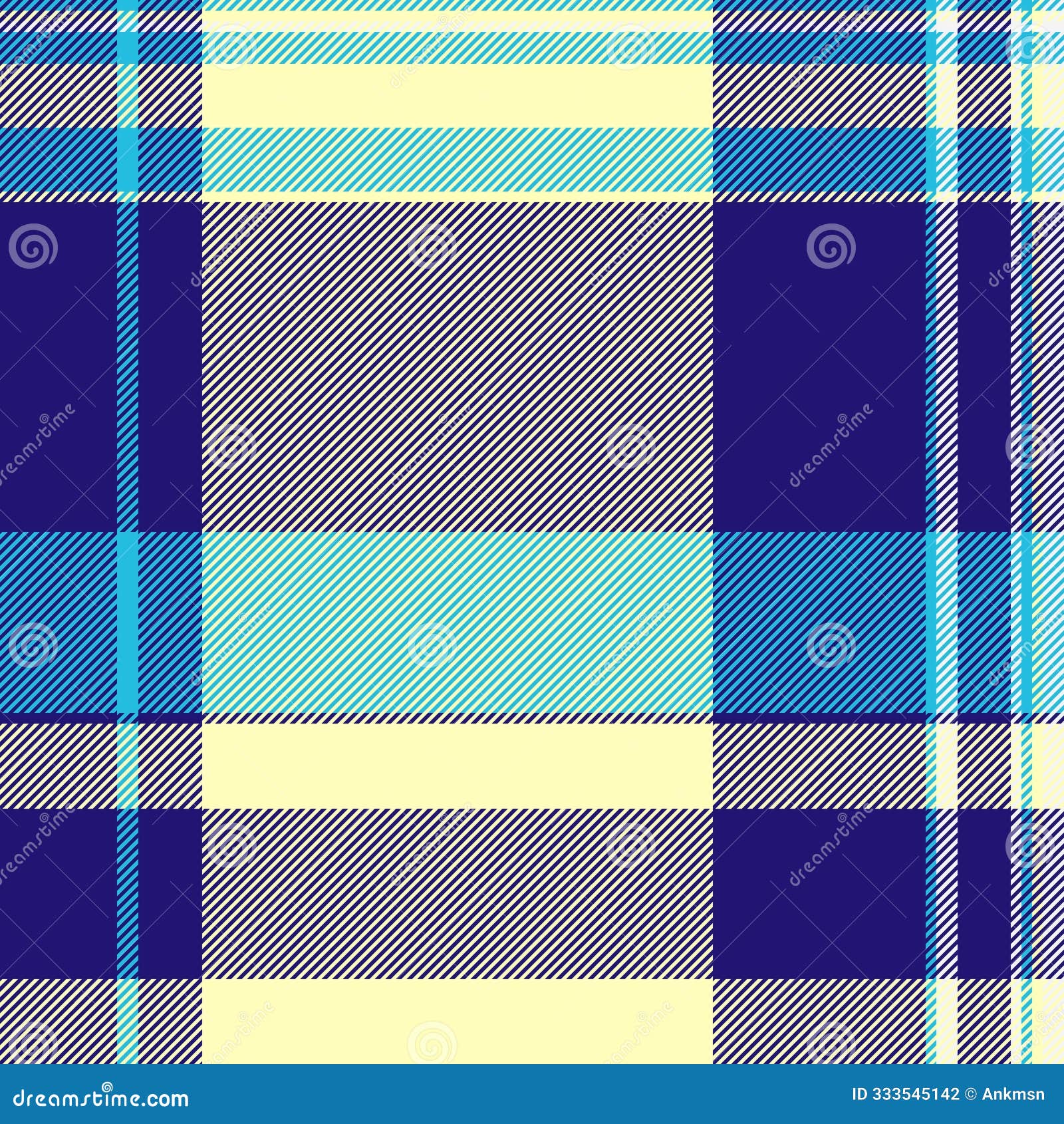 Proud Textile Plaid Vector, Pyjamas Check Seamless Background. Layer ...