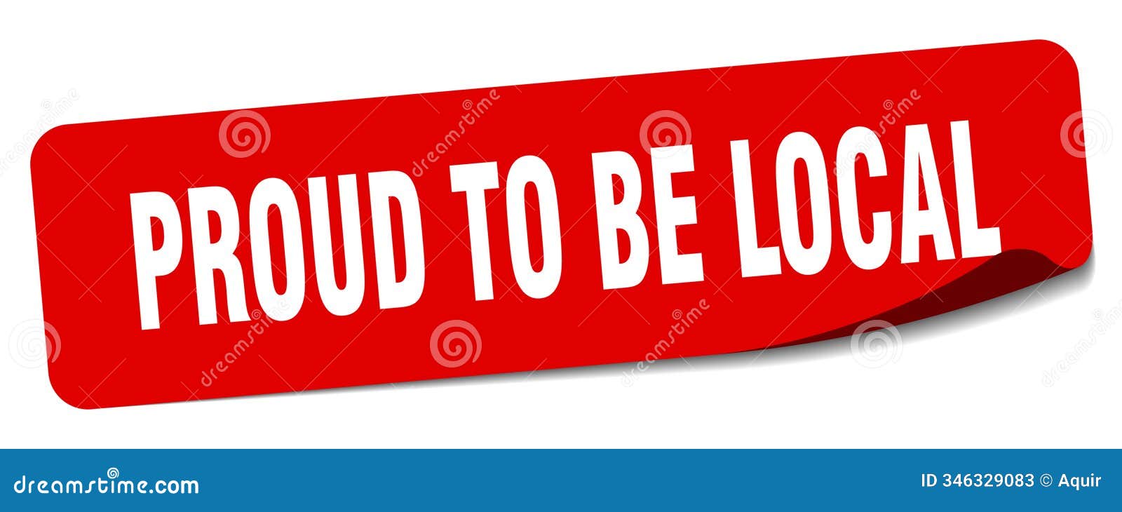 Sticker Local Favorites, Vector Illustration | CartoonDealer.com #252091711