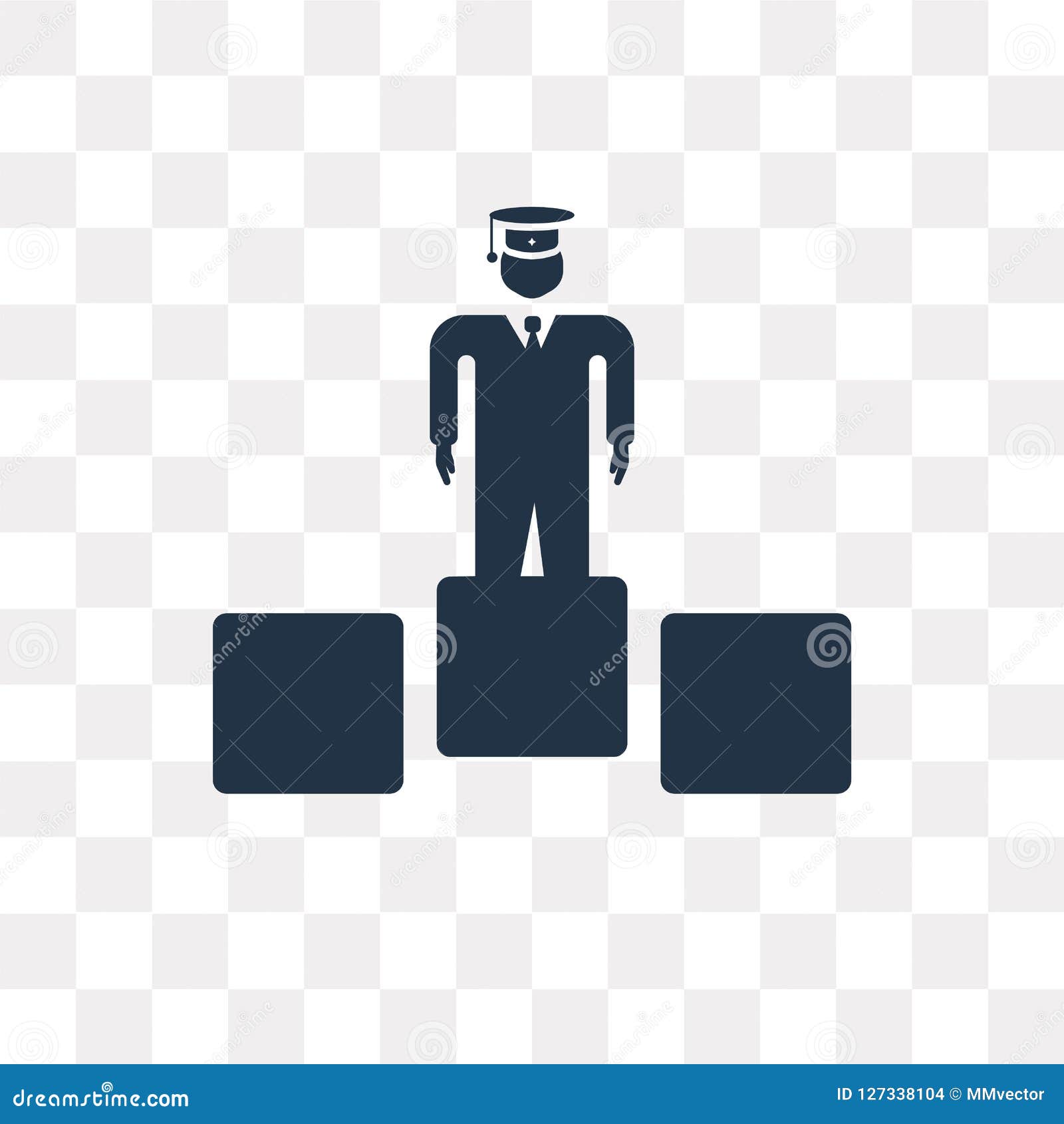 Proud Vector Icon Isolated On Transparent Background, Linear Pro ...