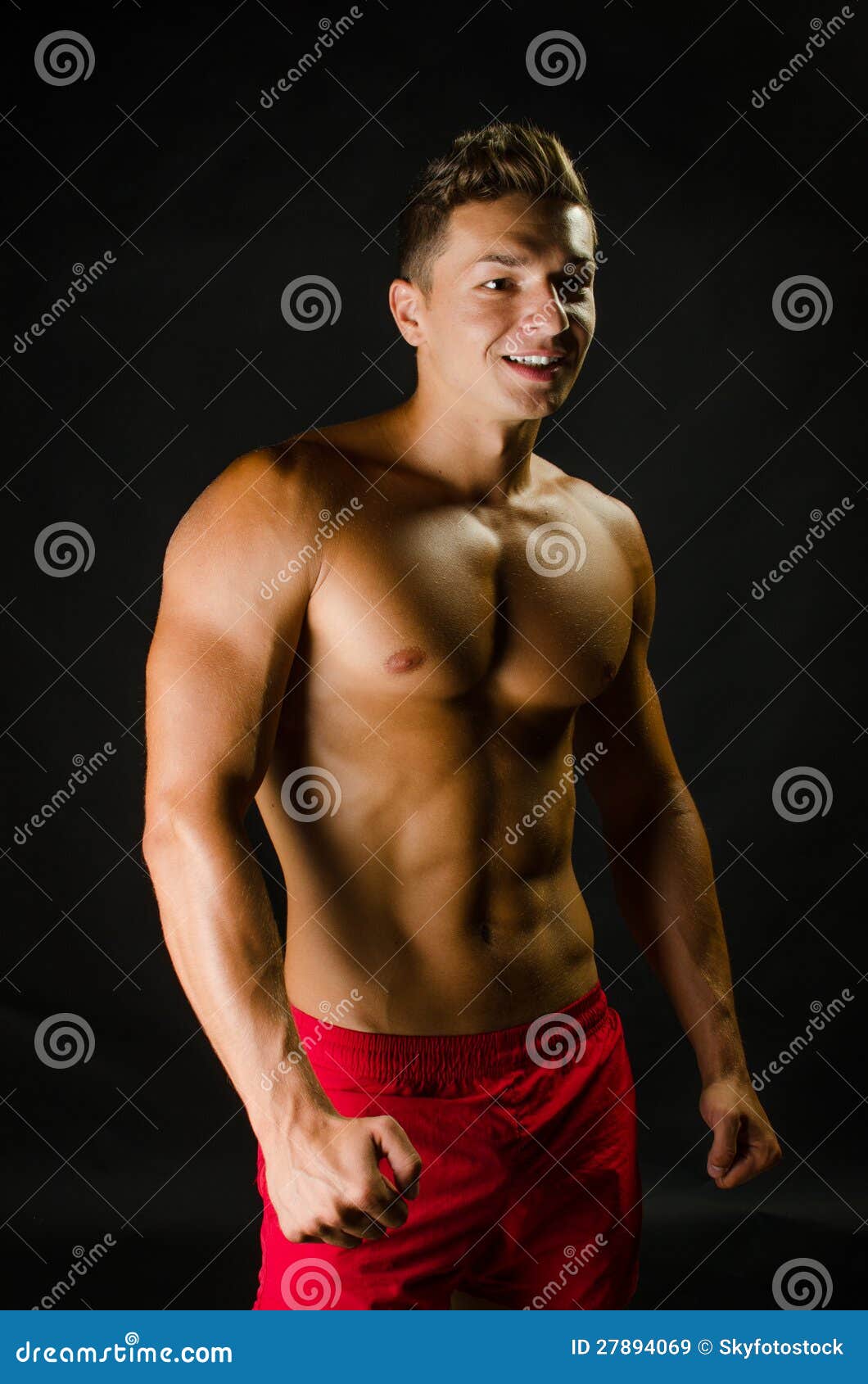 Pround to be in good shape stock image. Image of male - 27894069
