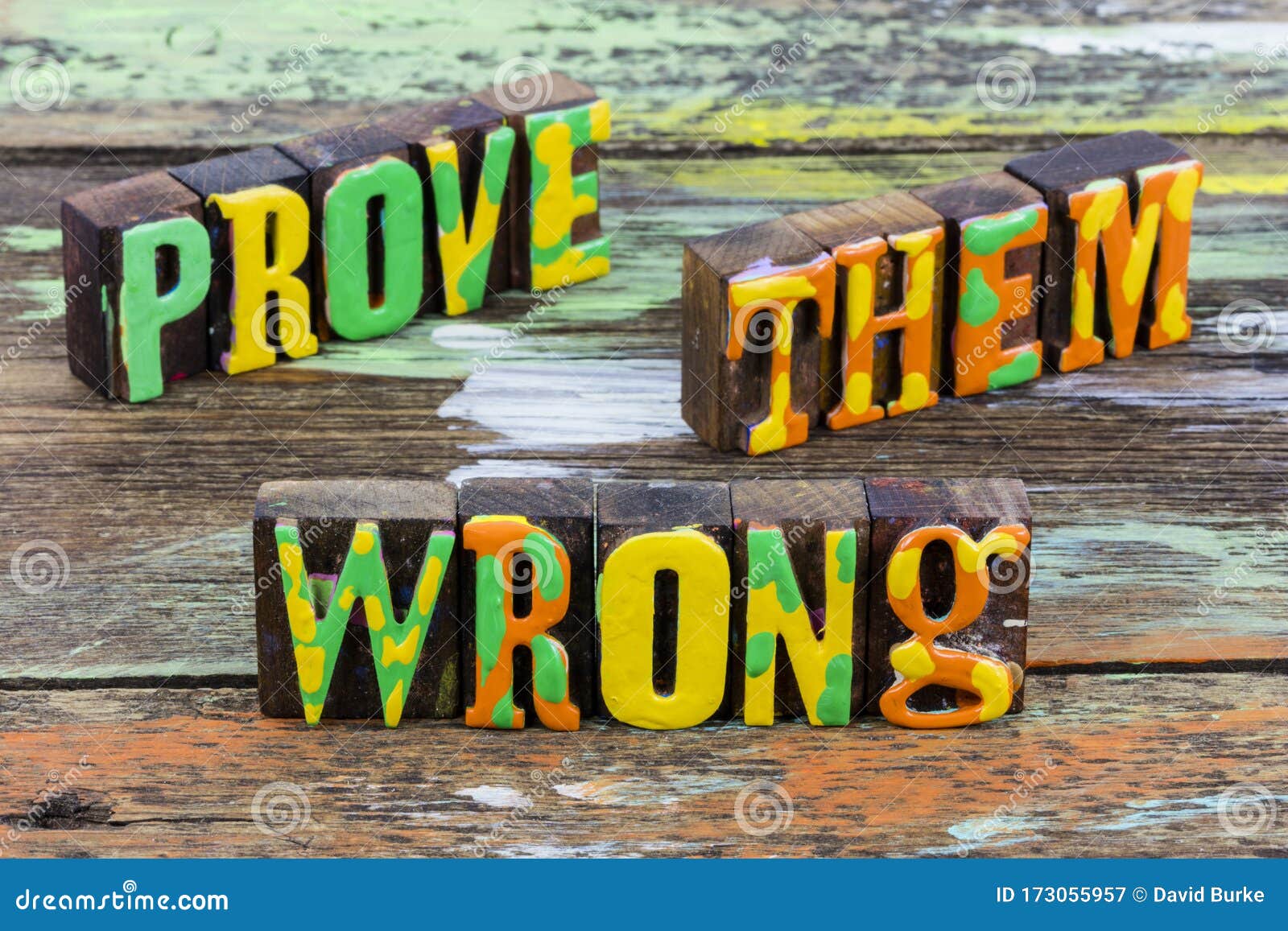Prove Them Wrong Work Hard Failure Success Stock Image - Image of ...