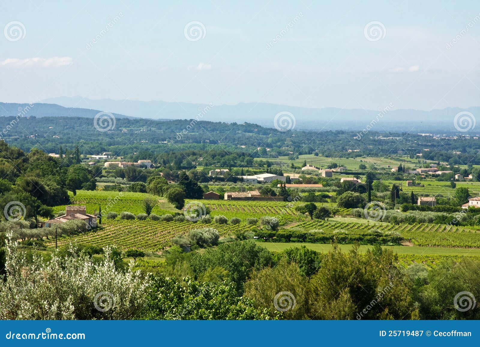 ProvenÃ§al Countryside stock image. Image of european - 25719487