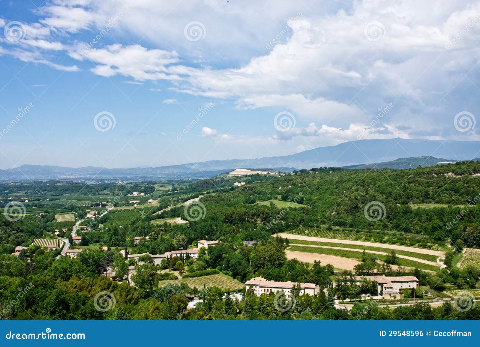 ProvenÃ§al Landscape stock photo. Image of provence, hills - 29548596