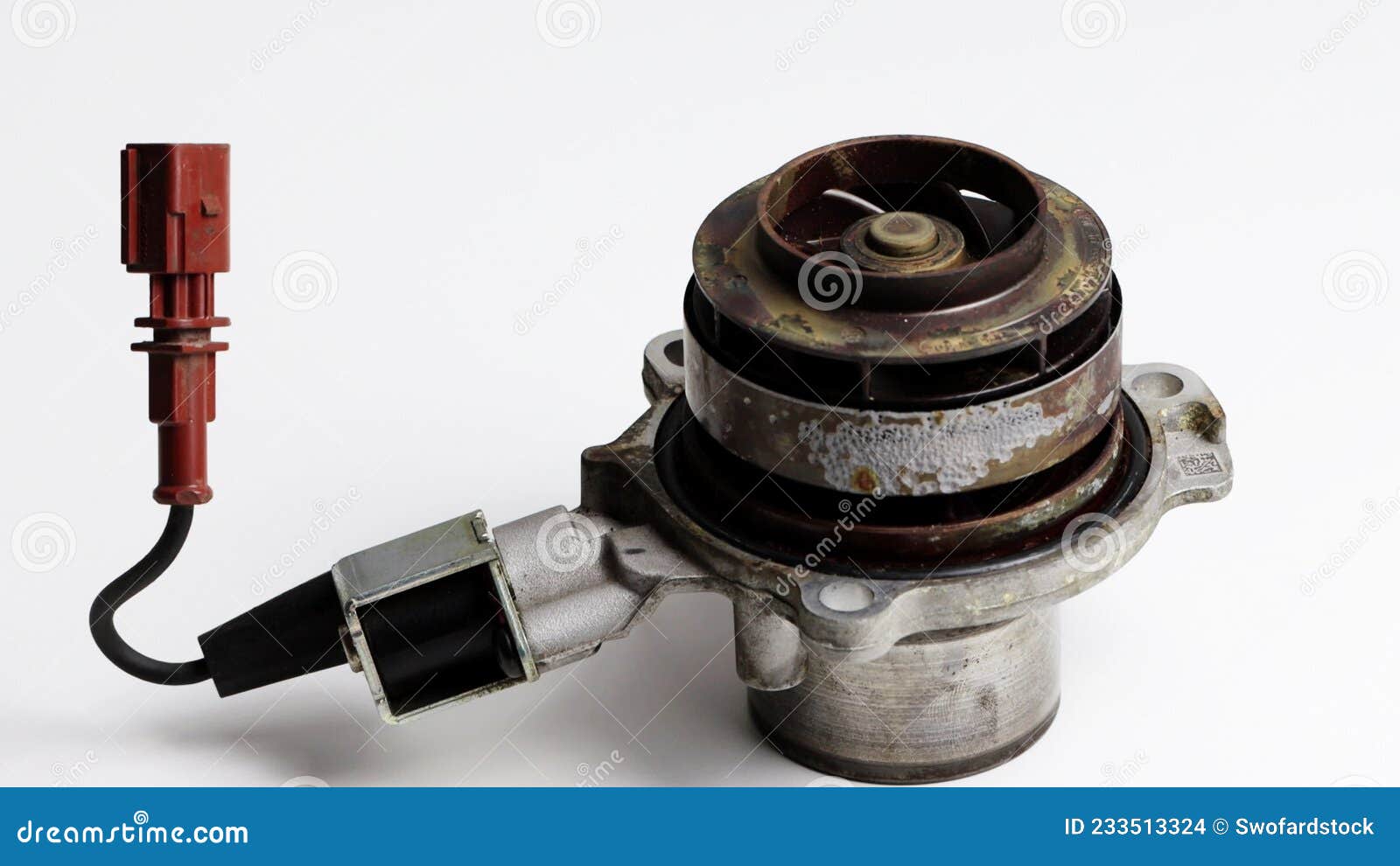 A Proven Modern Car Pump in the Cooling System with a Temperature ...