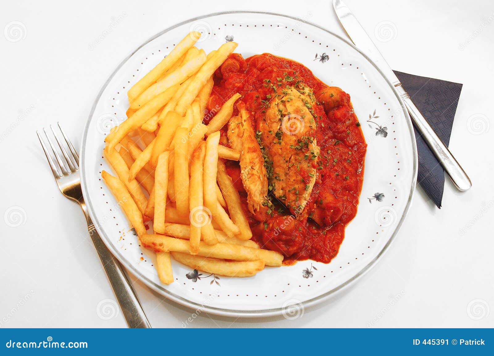 Provencale Del Filete Del Pollo. Imagen de archivo - Imagen de diario ...