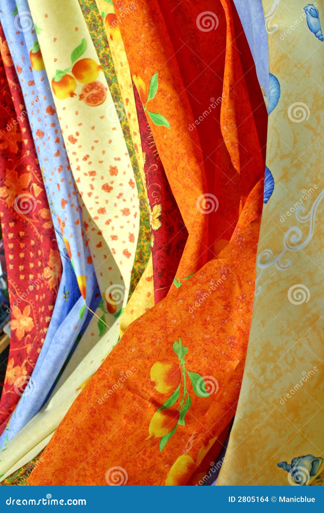 Provence fabric stock photo. Image of vertical, orange - 2805164