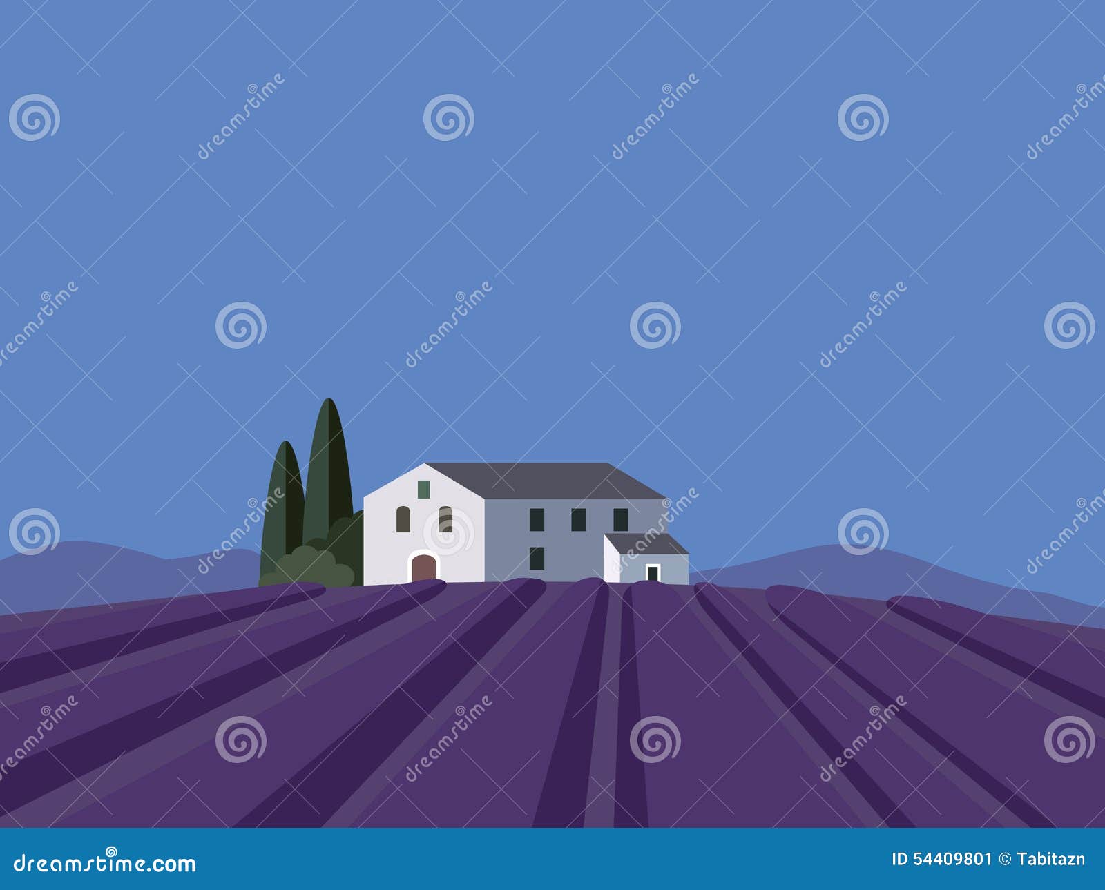 Provence Field Stock Illustrations – 4,543 Provence Field Stock ...