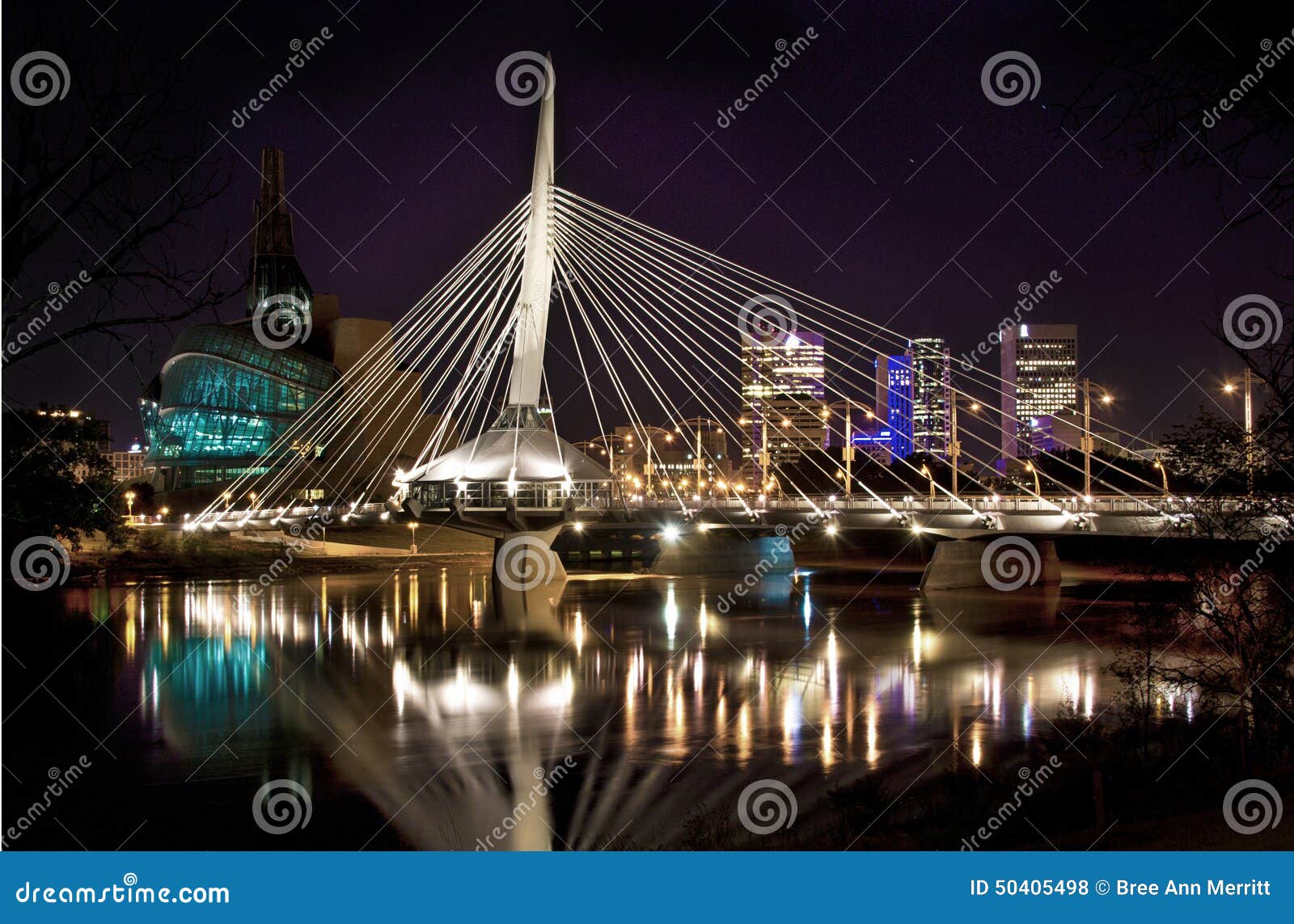 Provencher Bridge Winnipeg MB Editorial Stock Photo - Image of ...