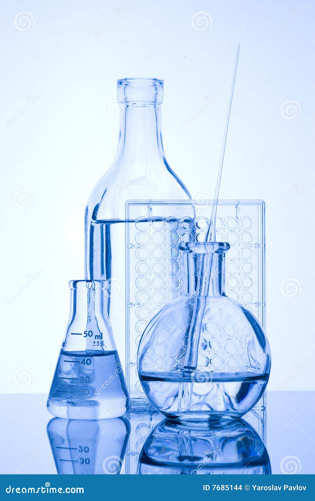 Provetta chimica fotografia stock. Immagine di analisi - 7685144