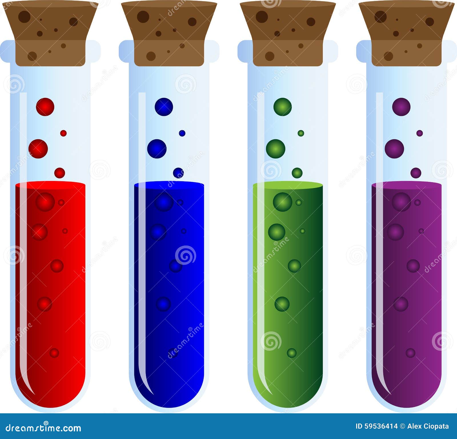 Provette della pozione illustrazione vettoriale. Illustrazione di ...