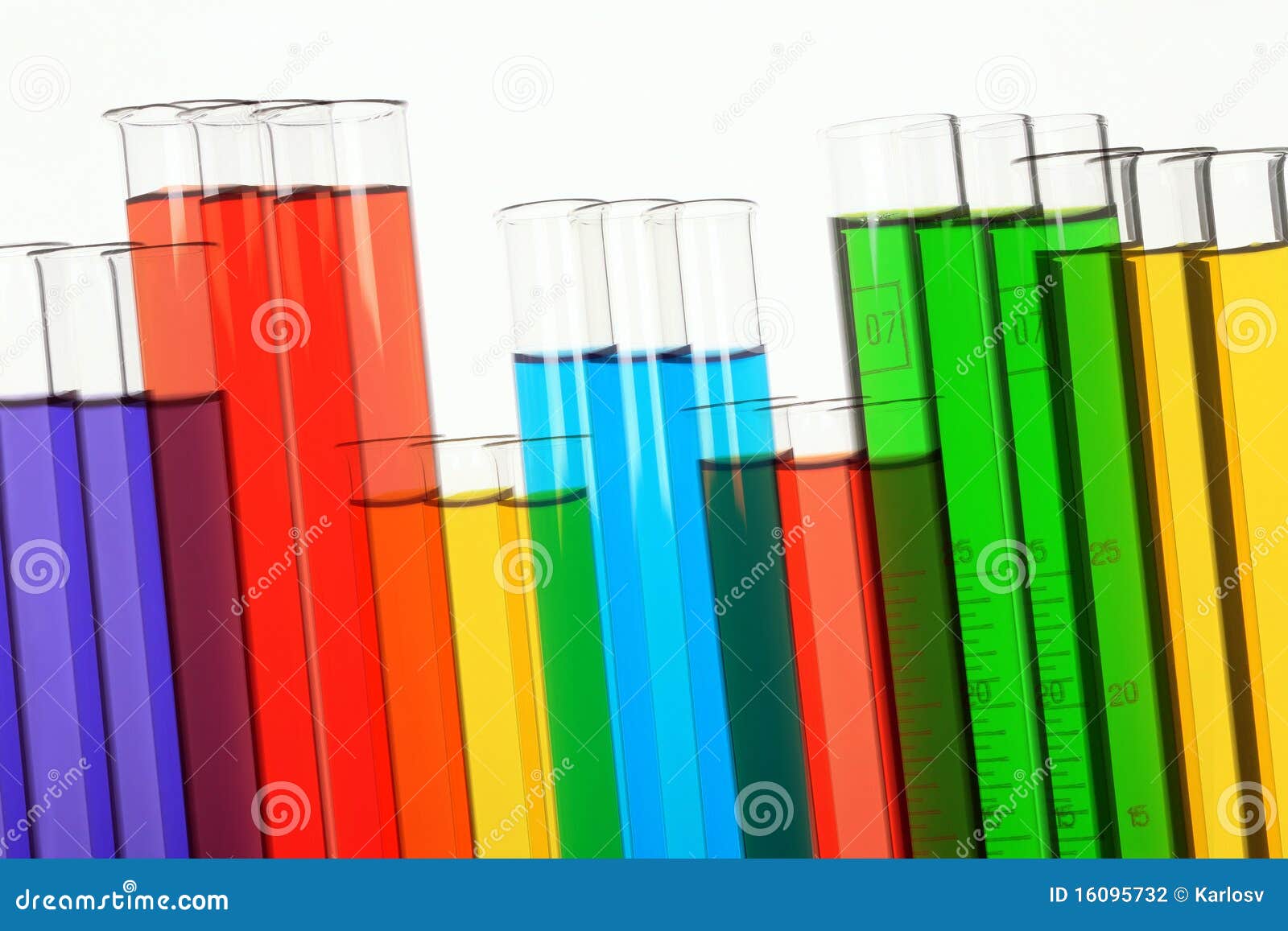 Provette in laboratorio fotografia stock. Immagine di cristalleria ...