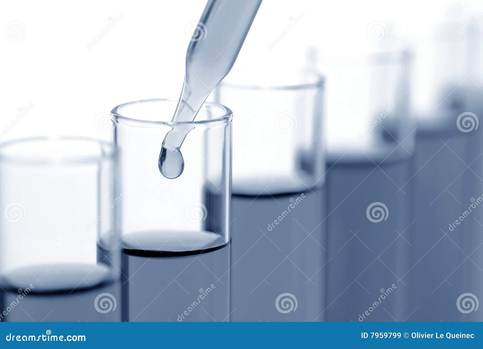 Provette Nel Laboratorio Di Ricerca Di Scienza Immagine Stock ...