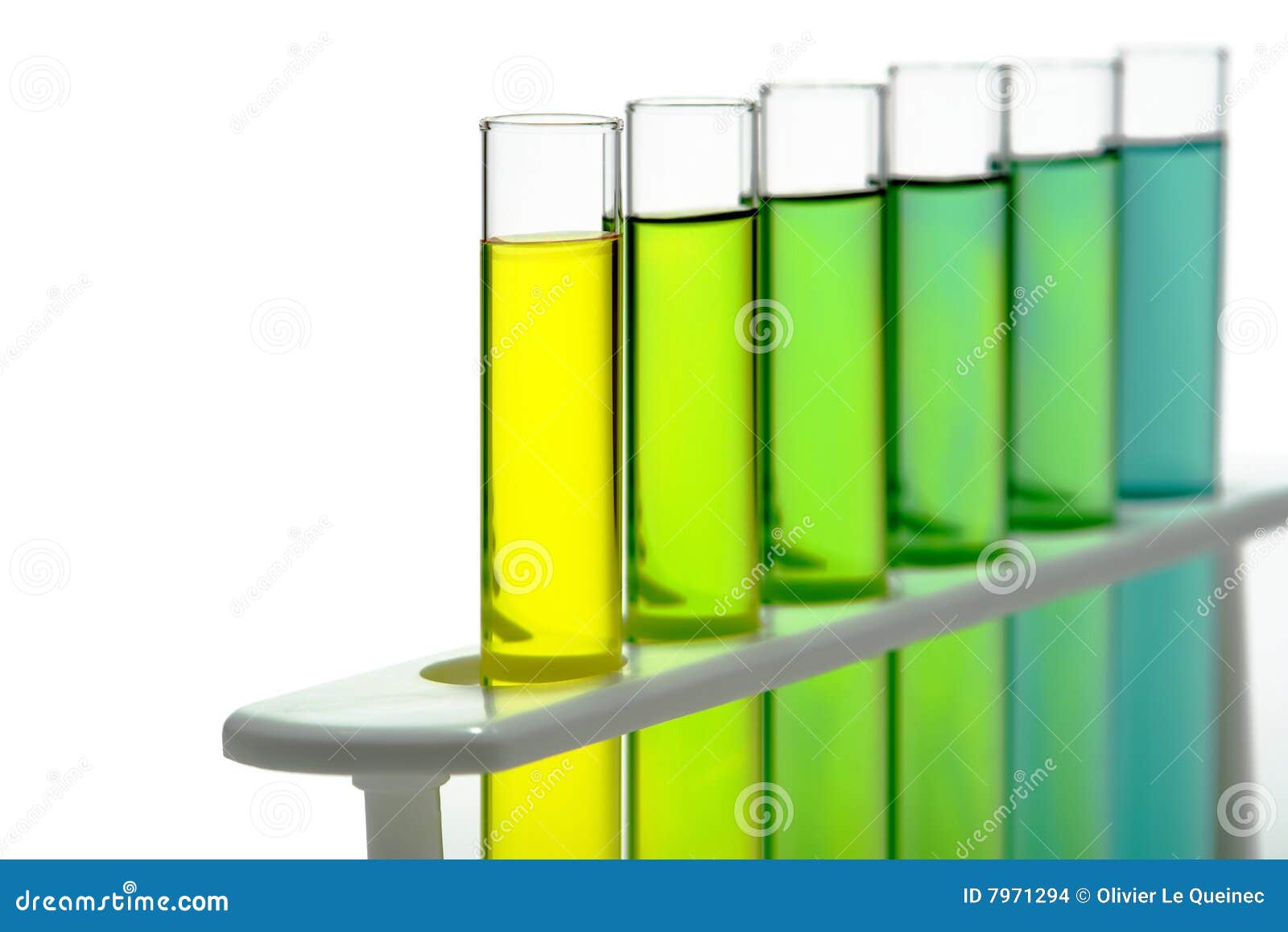 Provette Nel Laboratorio Di Ricerca Di Scienza Fotografia Stock ...