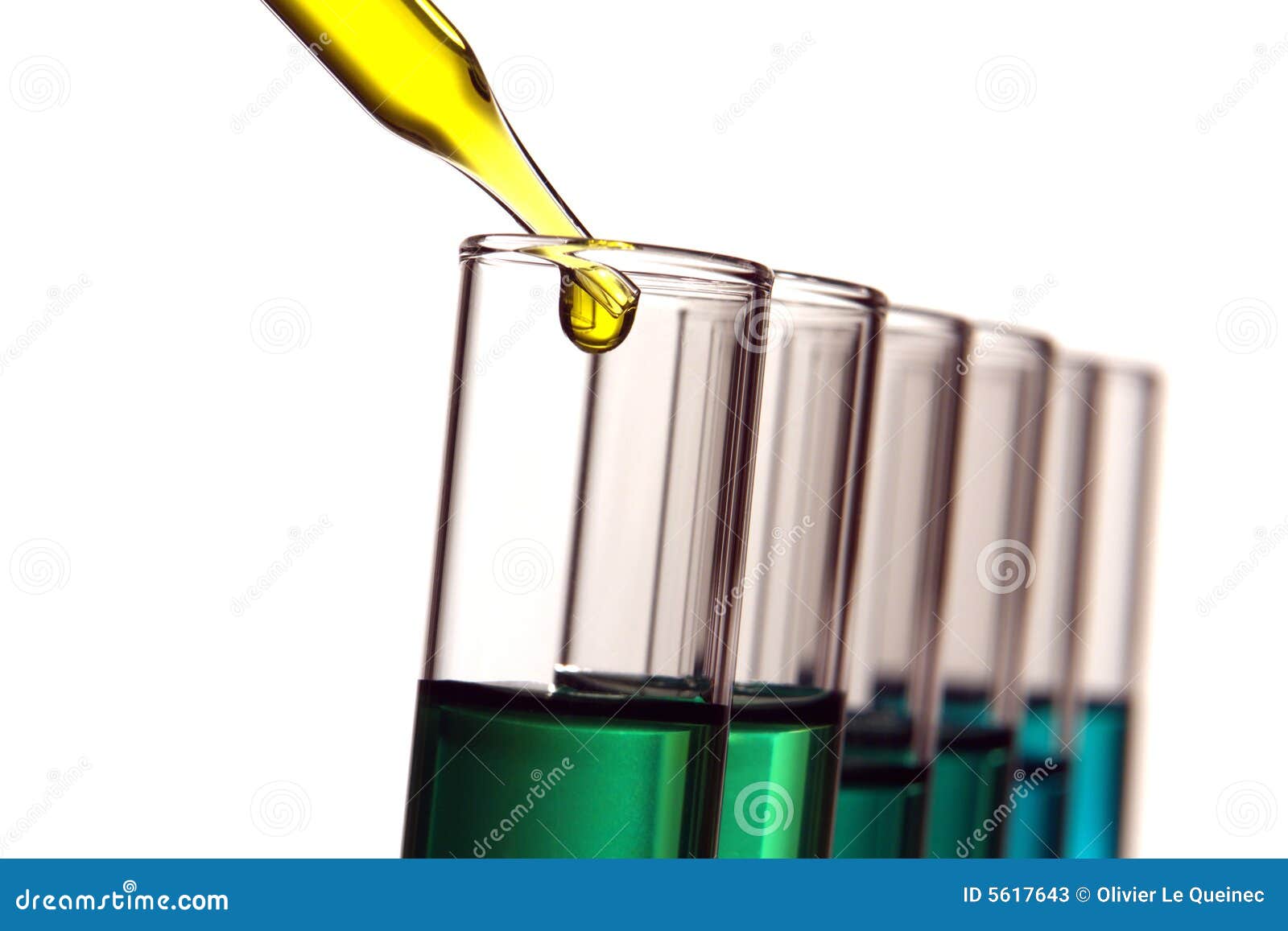 Provette Nel Laboratorio Di Scienza Immagine Stock - Immagine di ...