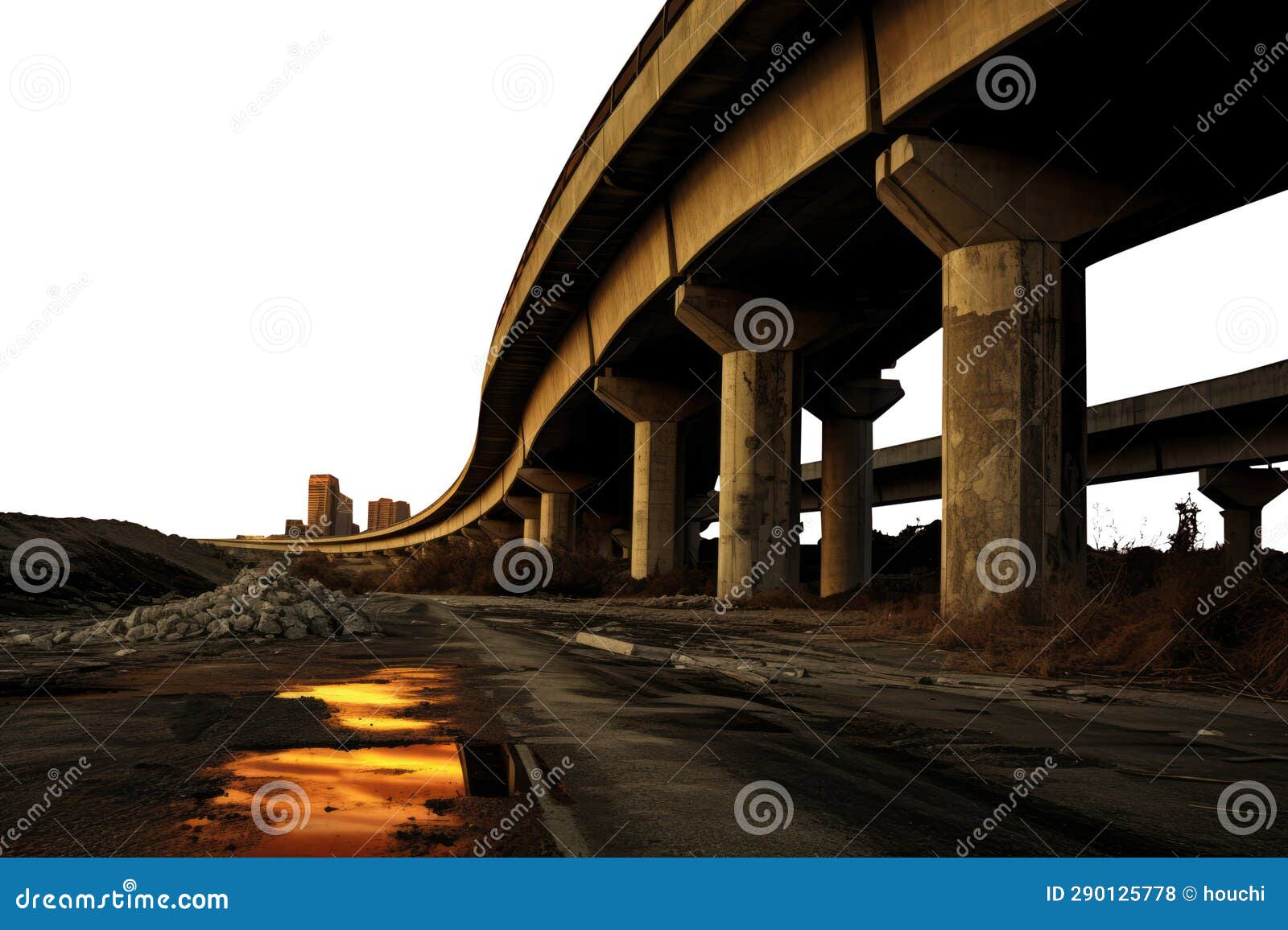 Elevated Skyway Highway Isolated Transparent PNG File. Urban Highway ...