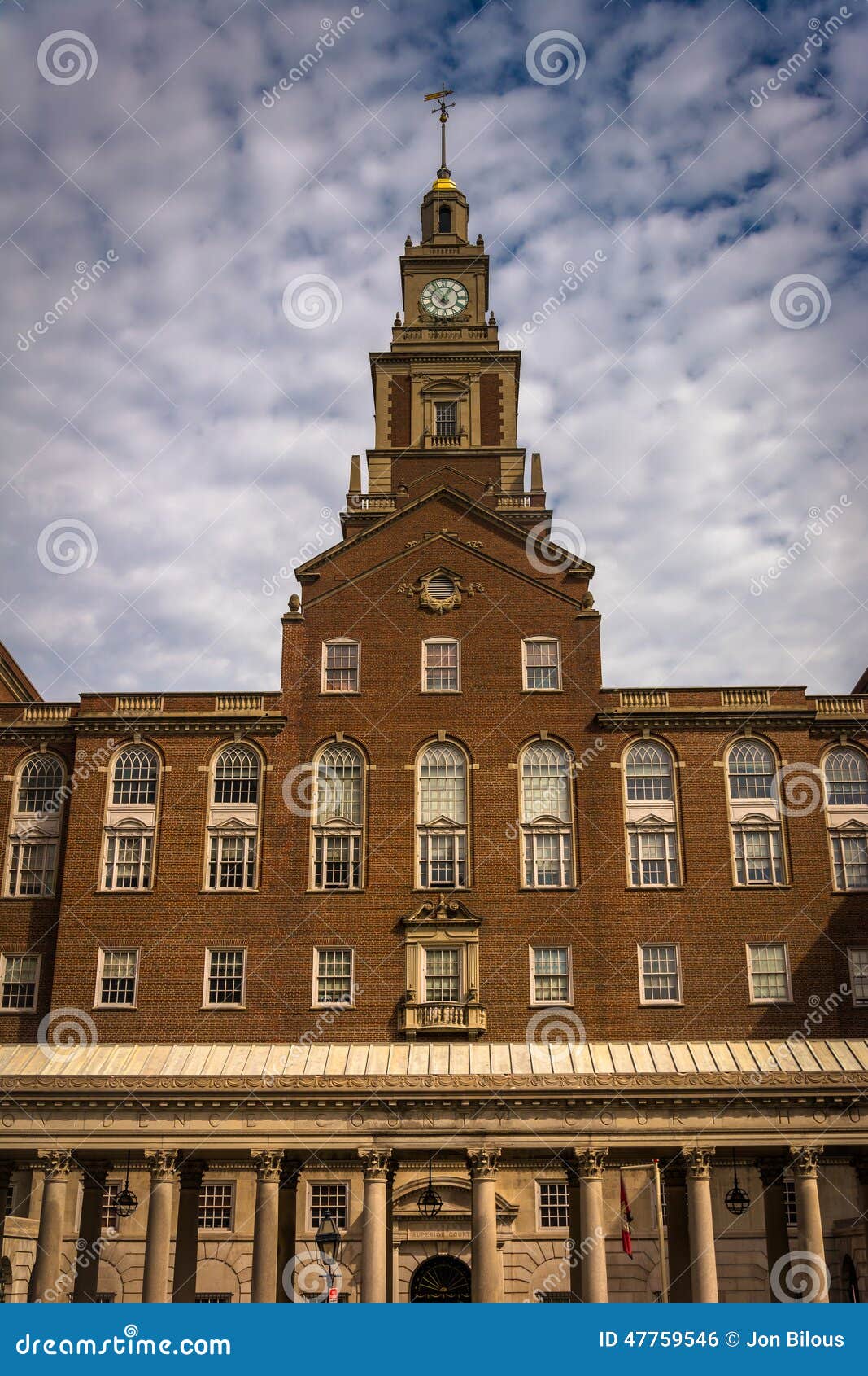 Providence County Courthouse, in Providence, Rhode Island. Stock Photo ...