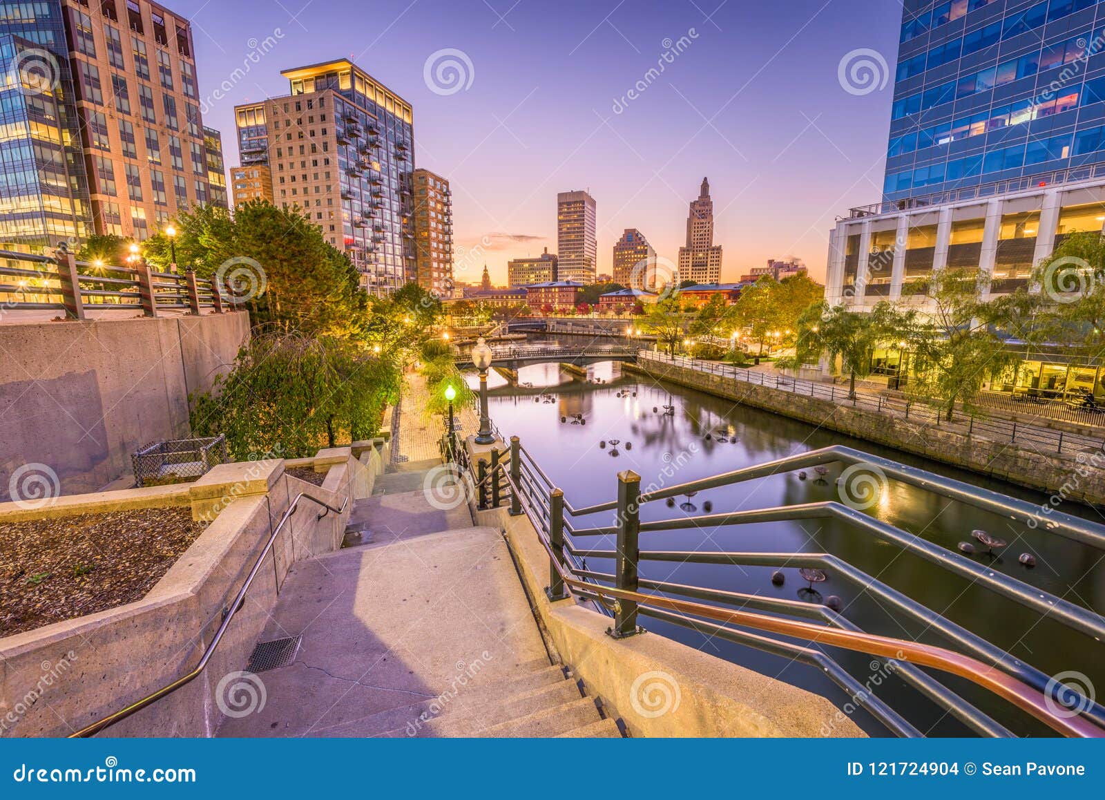 Providence, Rhode Island, USA Stock Photo - Image of island, district ...