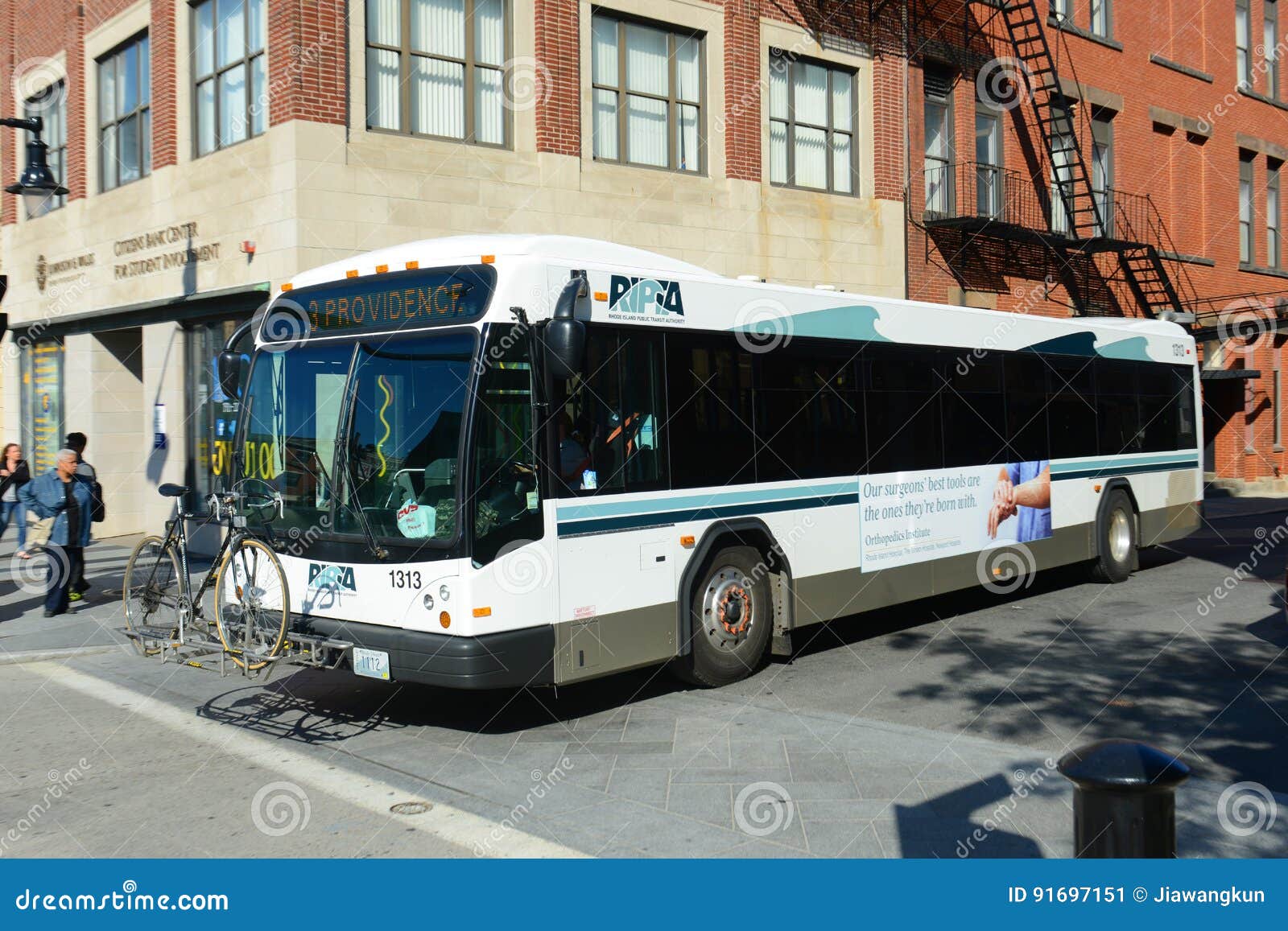 Providence RIPTA Bus, Providence, RI, USA Editorial Photo - Image of ...