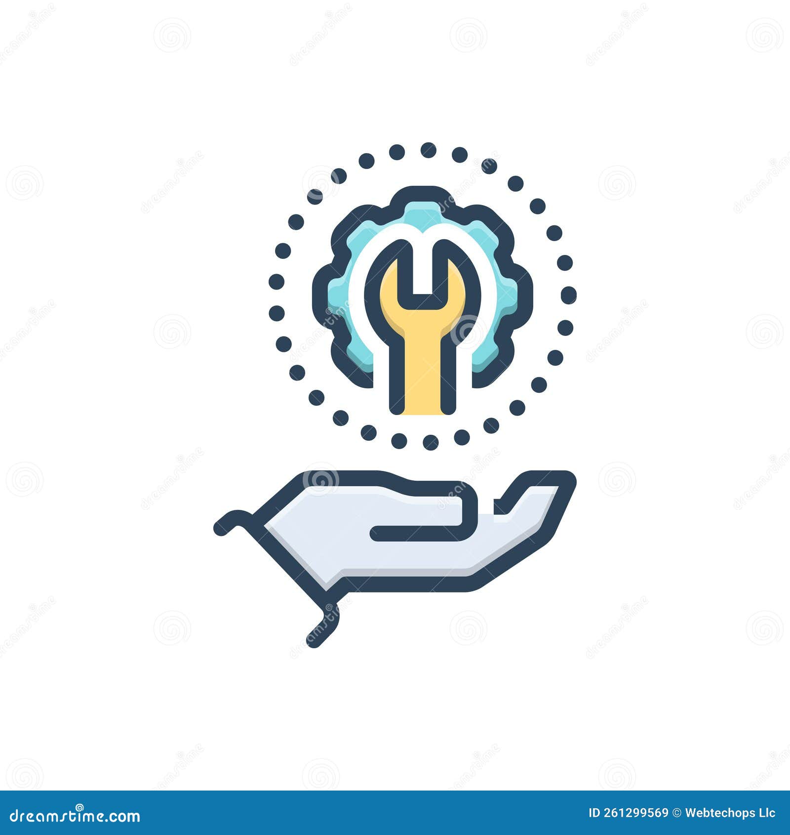 Color Illustration Icon for Provider, Supplier and Procurer Stock ...