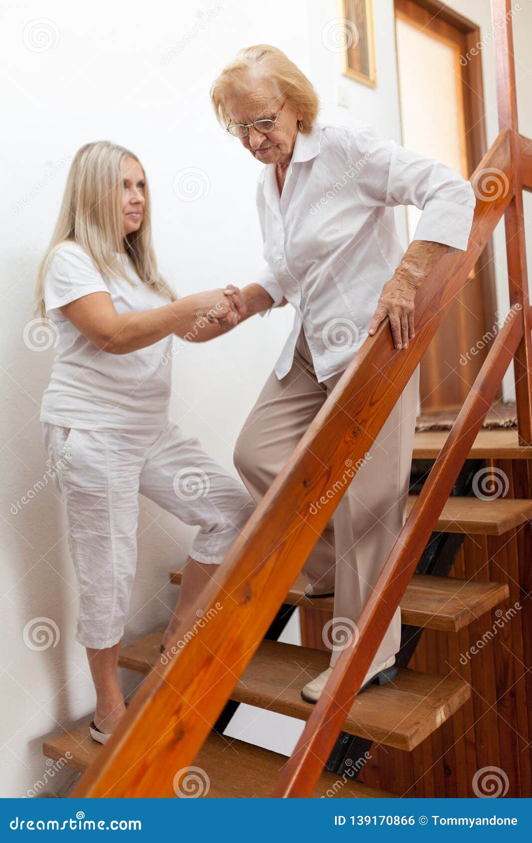 Providing Help And Support For Elderly Stock Photo - Image of nursing ...