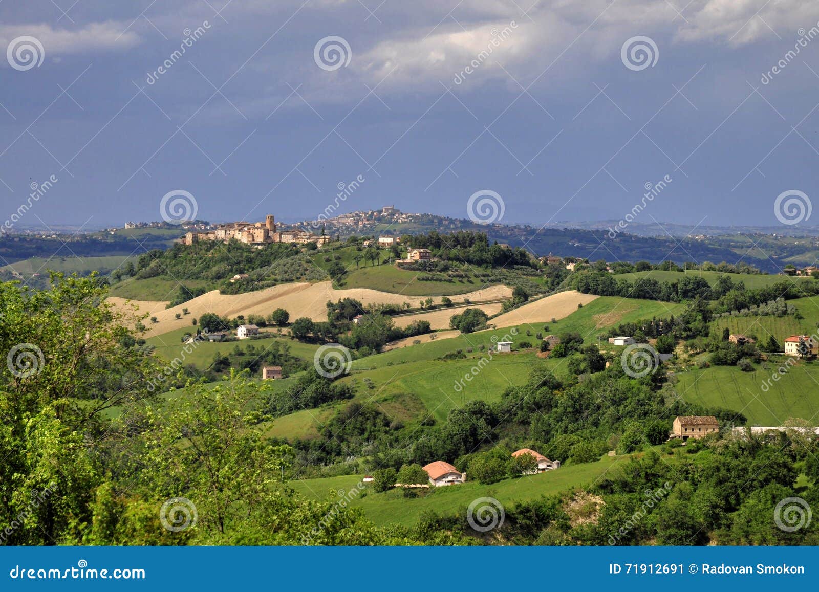 Province of Fermo - Italy stock image. Image of europe - 71912691