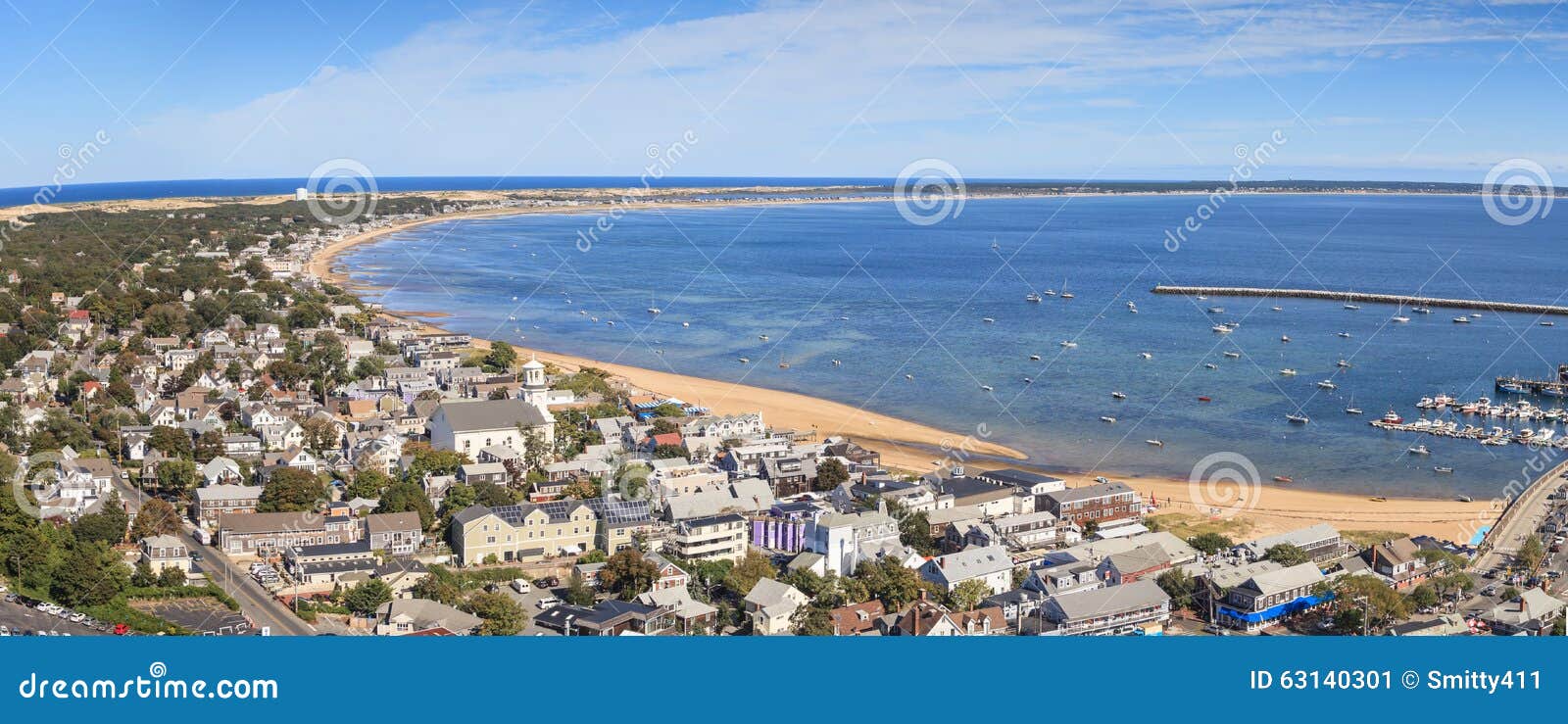 Provincetown, Massachusetts, Cape Cod City View Stock Image - Image of ...