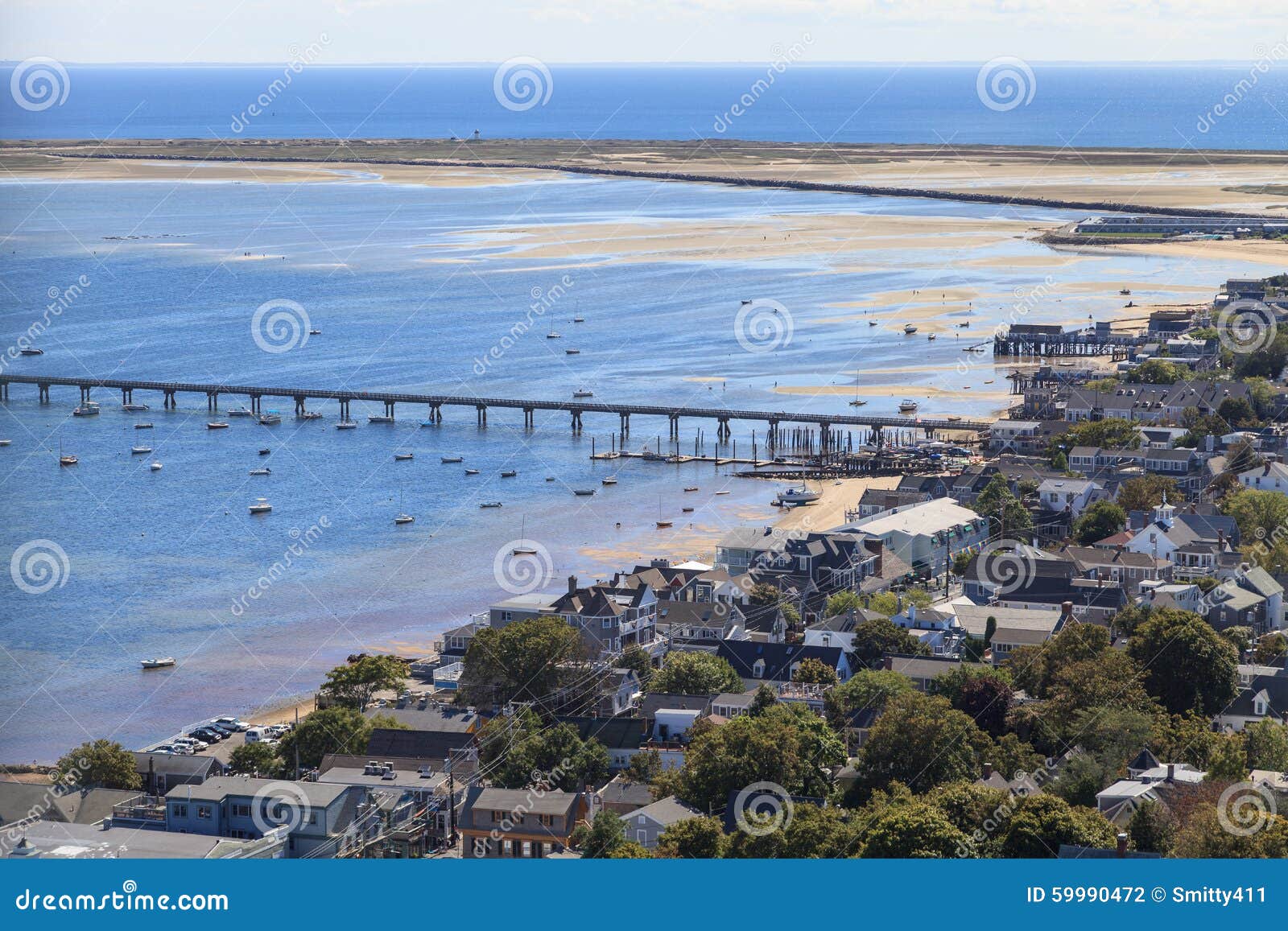 Provincetown, Massachusetts, Cape Cod View Stock Photo - Image of ...