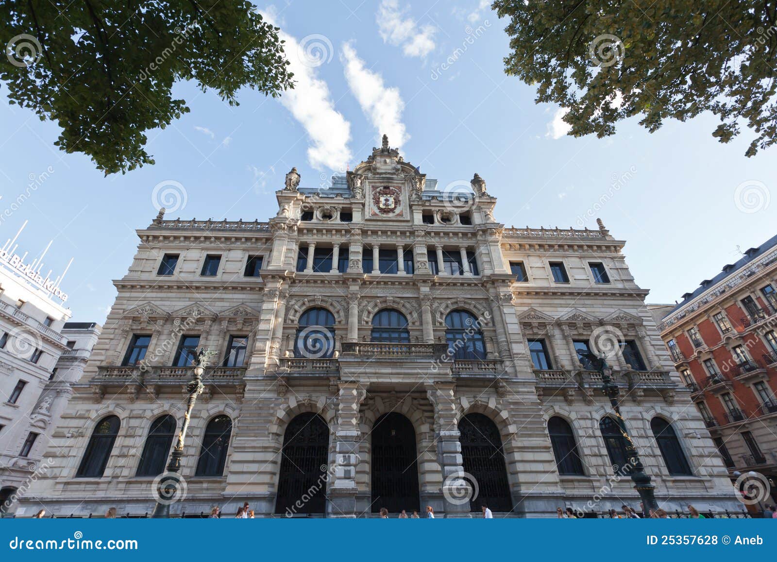 Provincial Building in Bilbao, Spain Editorial Stock Photo - Image of ...