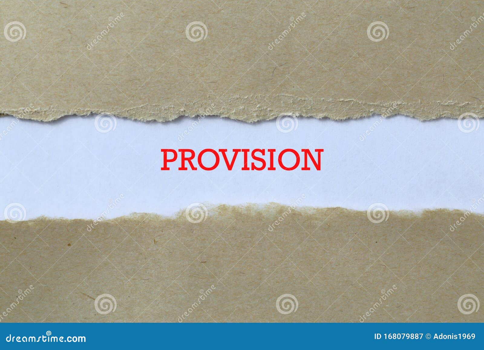 Provision on paper stock image. Image of inventory, procurement - 168079887