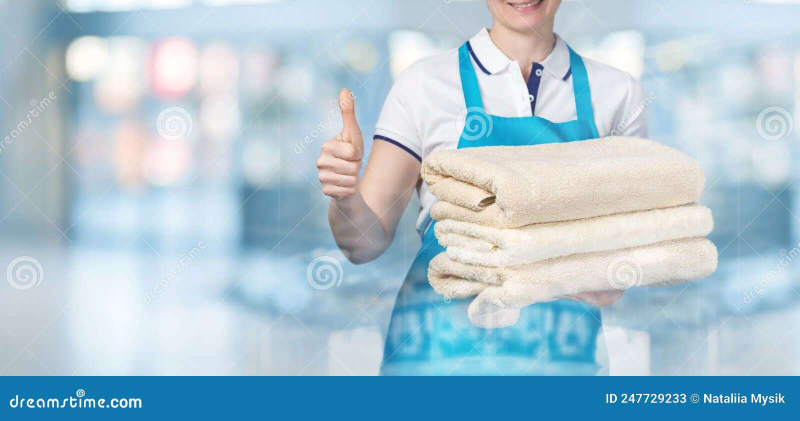 The Provision of Services in the Laundry Stock Image - Image of ...