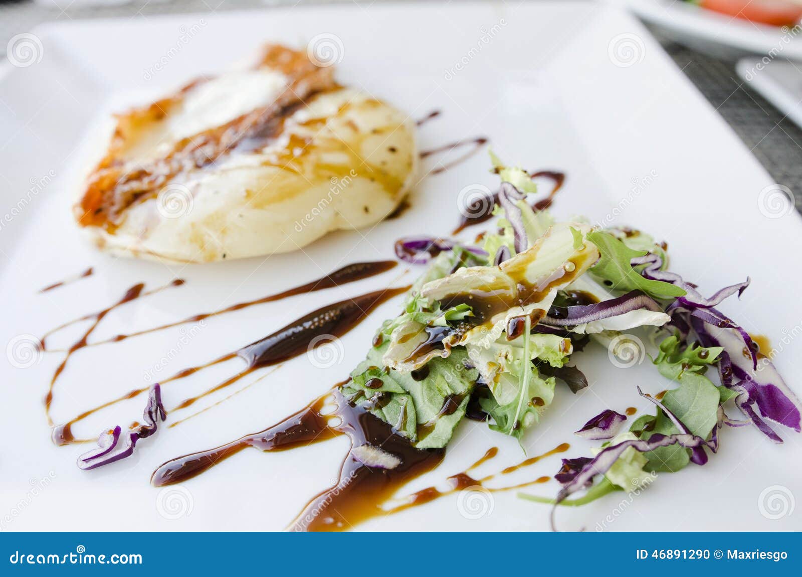 Provolone cheese salad stock photo. Image of gourmet - 46891290