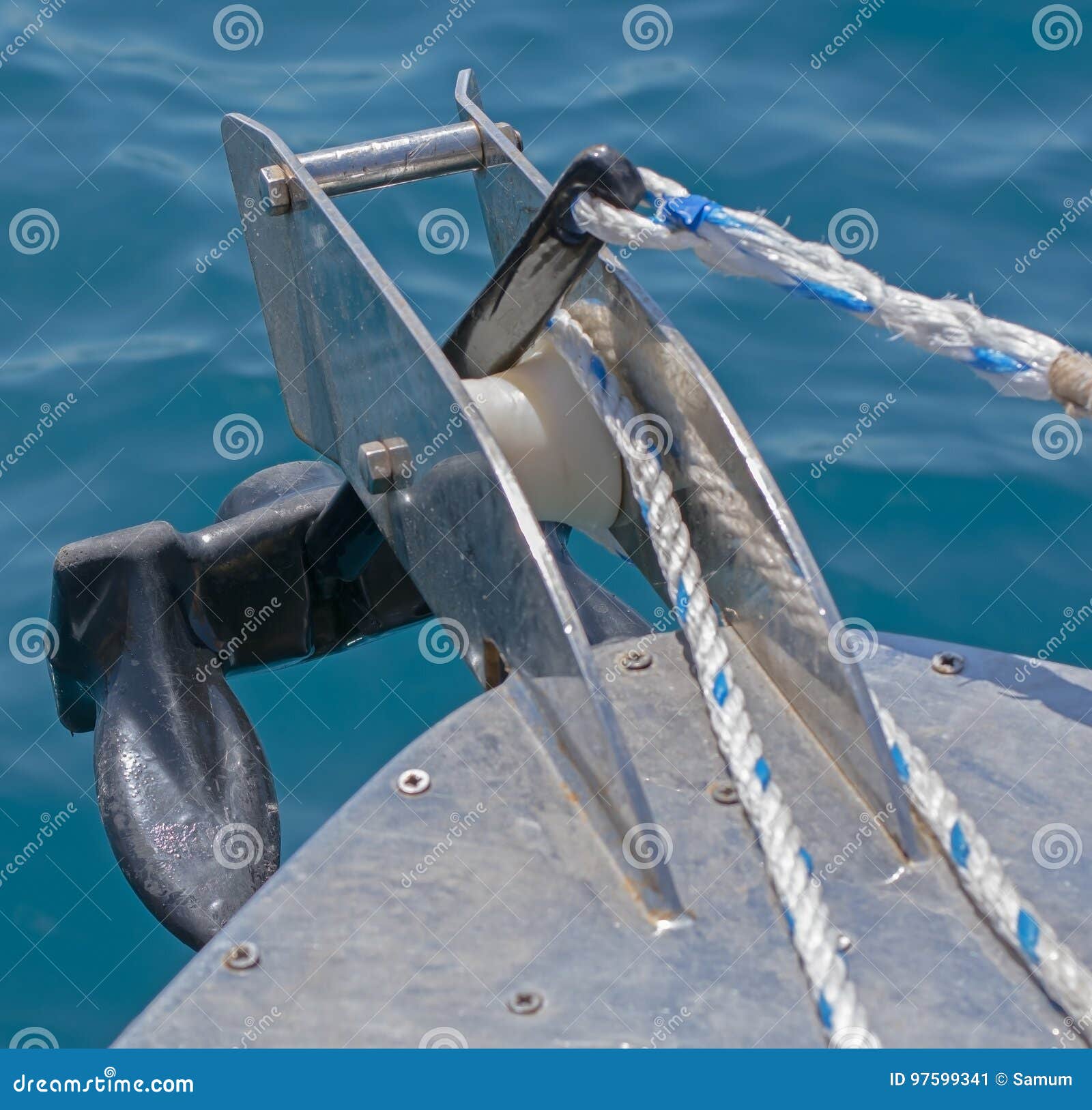 Prow of boat stock image. Image of fishing, navigation - 97599341