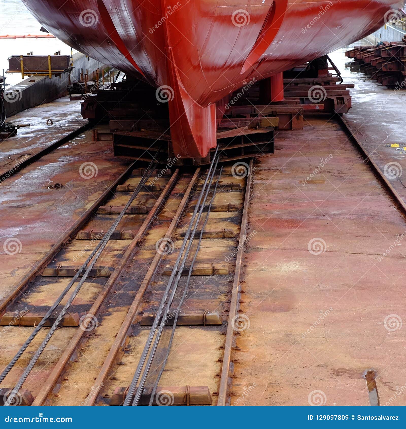 Prow vessel stock image. Image of metal, dock, harbor - 129097809