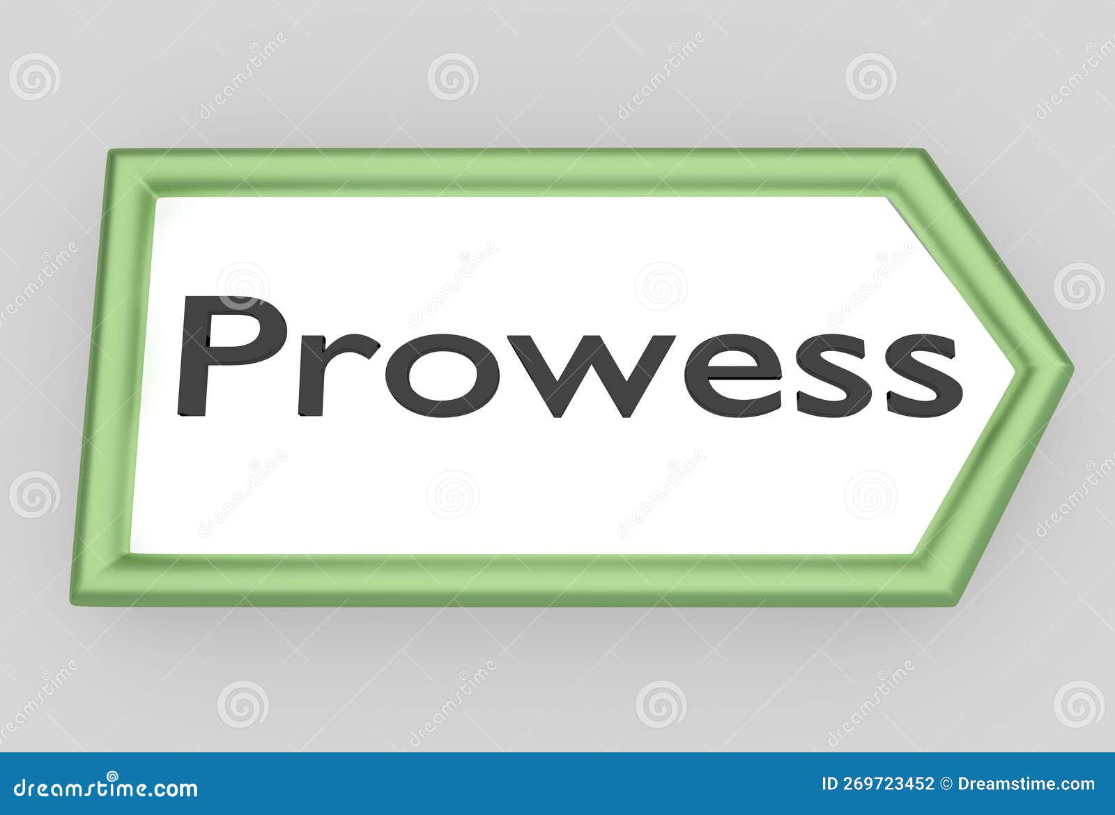 Prowess - Personality Concept Stock Illustration - Illustration of ...