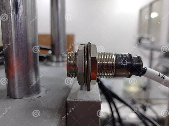 Proximity Sensor for Detecting Metal Objects Stock Image - Image of ...