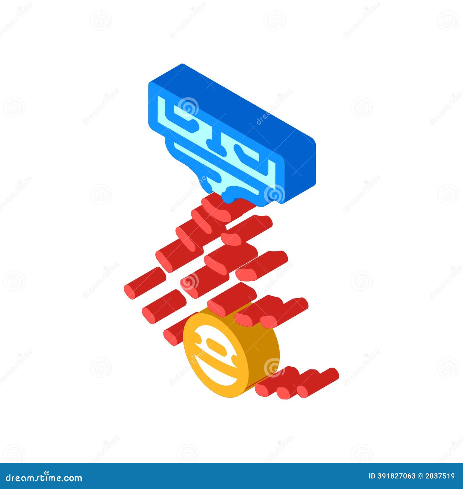 Proximity Sensor Isolated On A White Background Stock Image ...