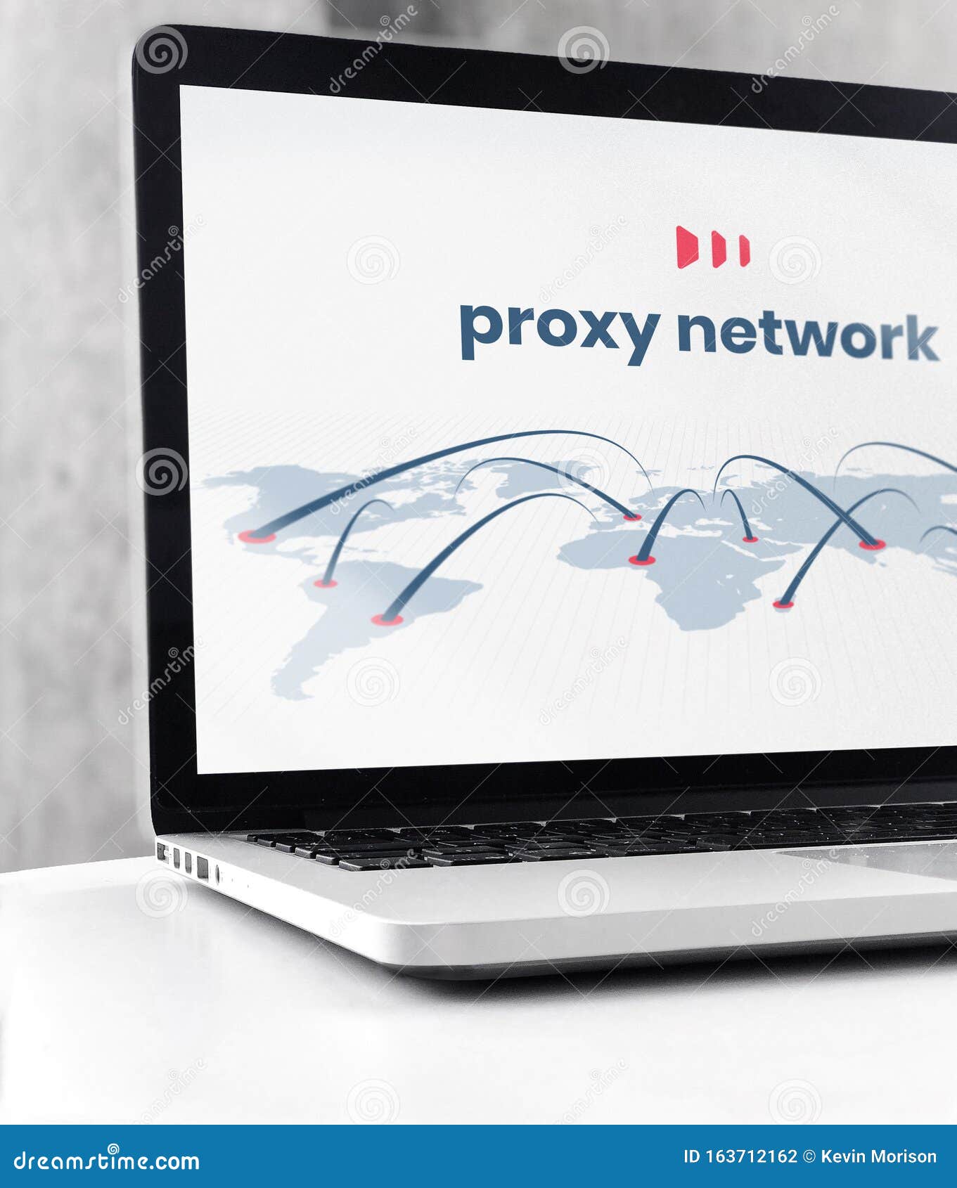 Proxy Network Over Computer Stock Photo - Image of browsing, online ...