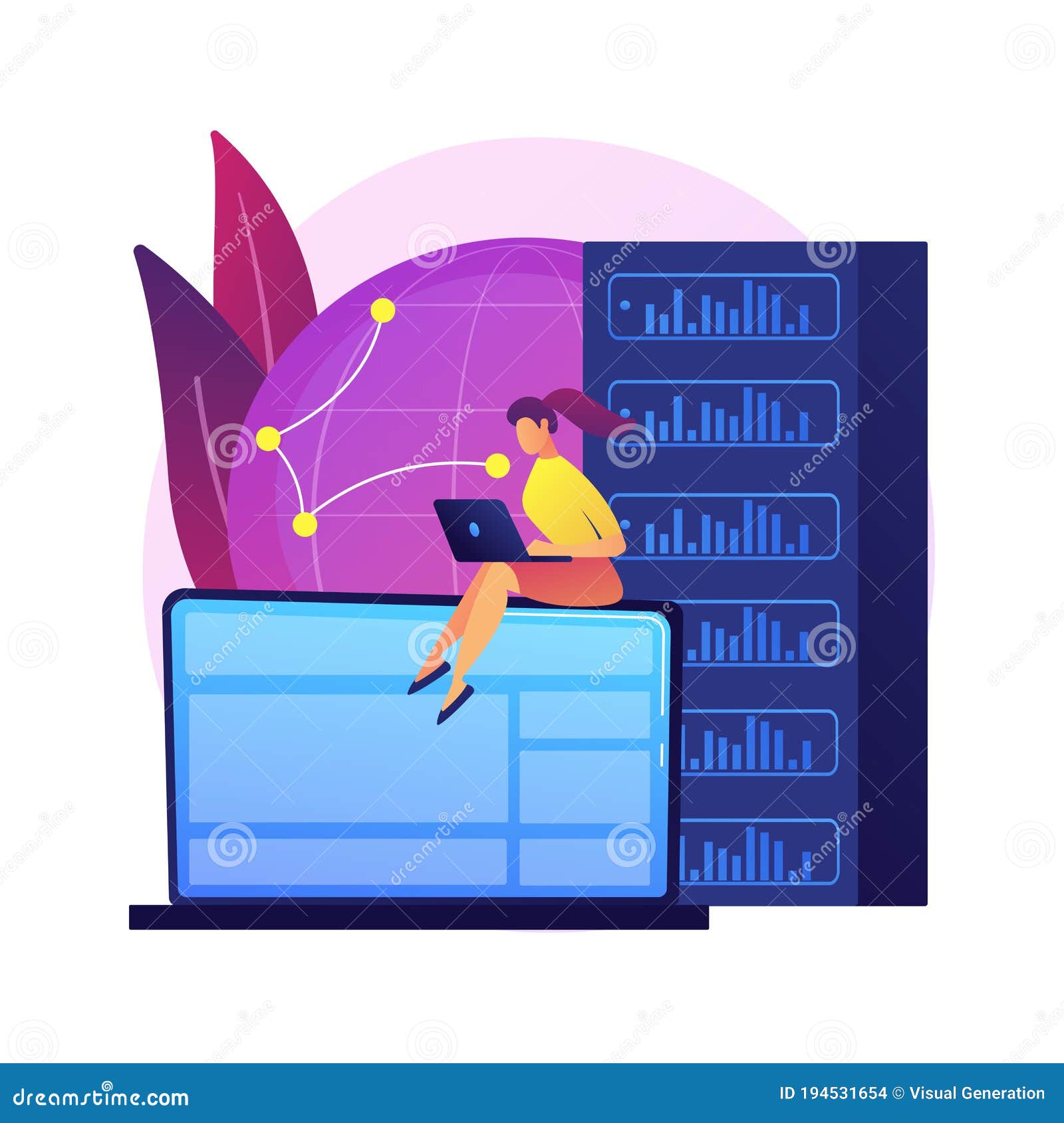 Proxy Server Icon. Trendy Flat Vector Proxy Server Icon On White ... Proxy Server Icon. Trendy Flat Vector Proxy Server Icon On White ...
