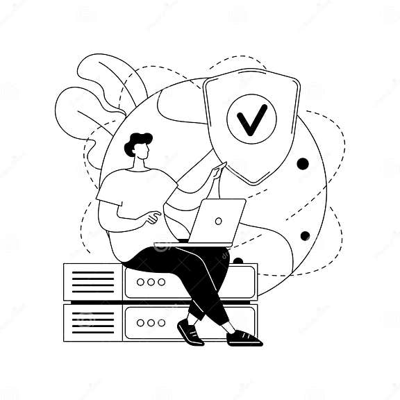 Proxy Server Abstract Concept Vector Illustration. Stock Vector ...